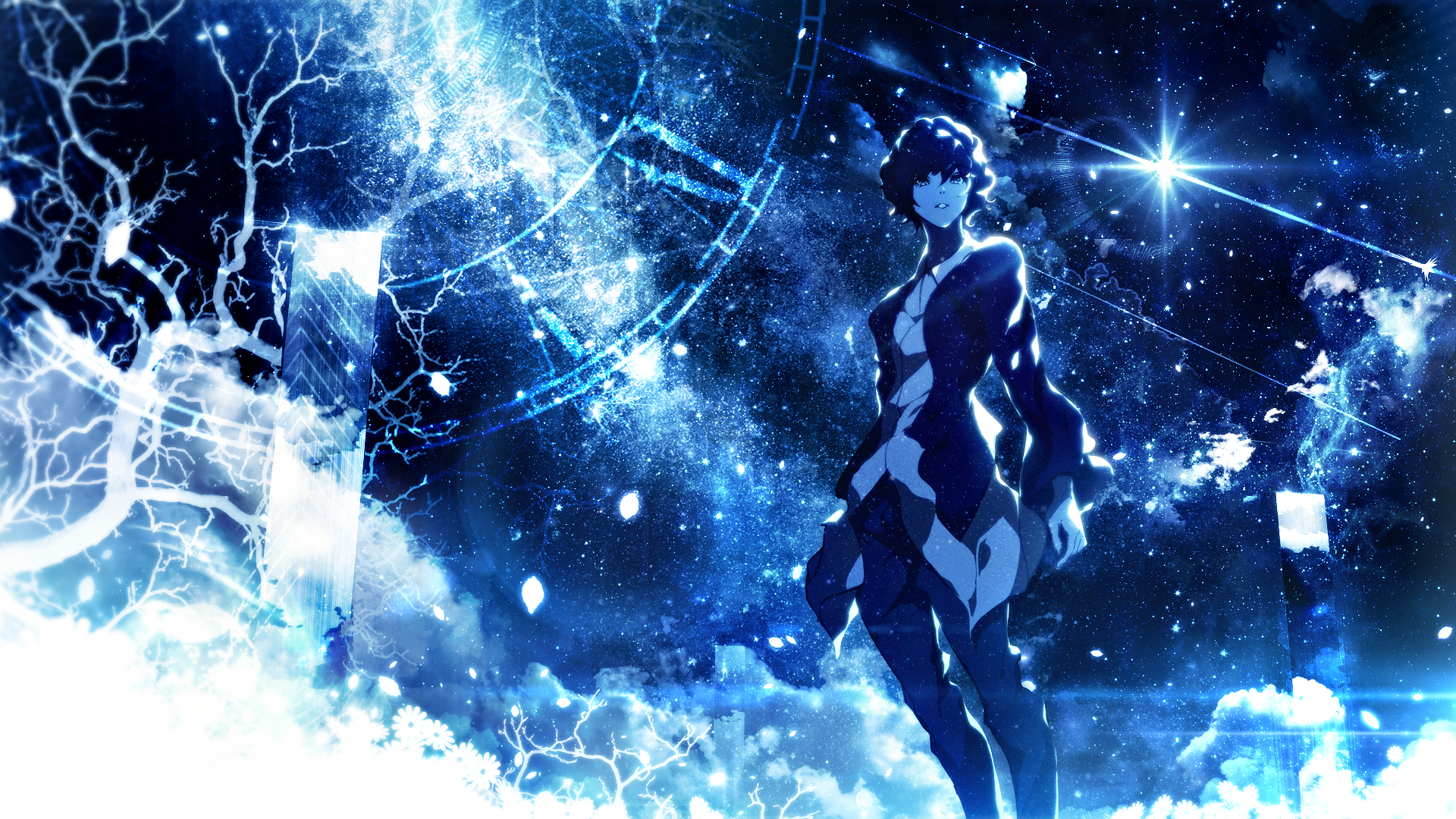 Download Shooting Star Starry Sky Fantasy Night Anime Original Anime ...