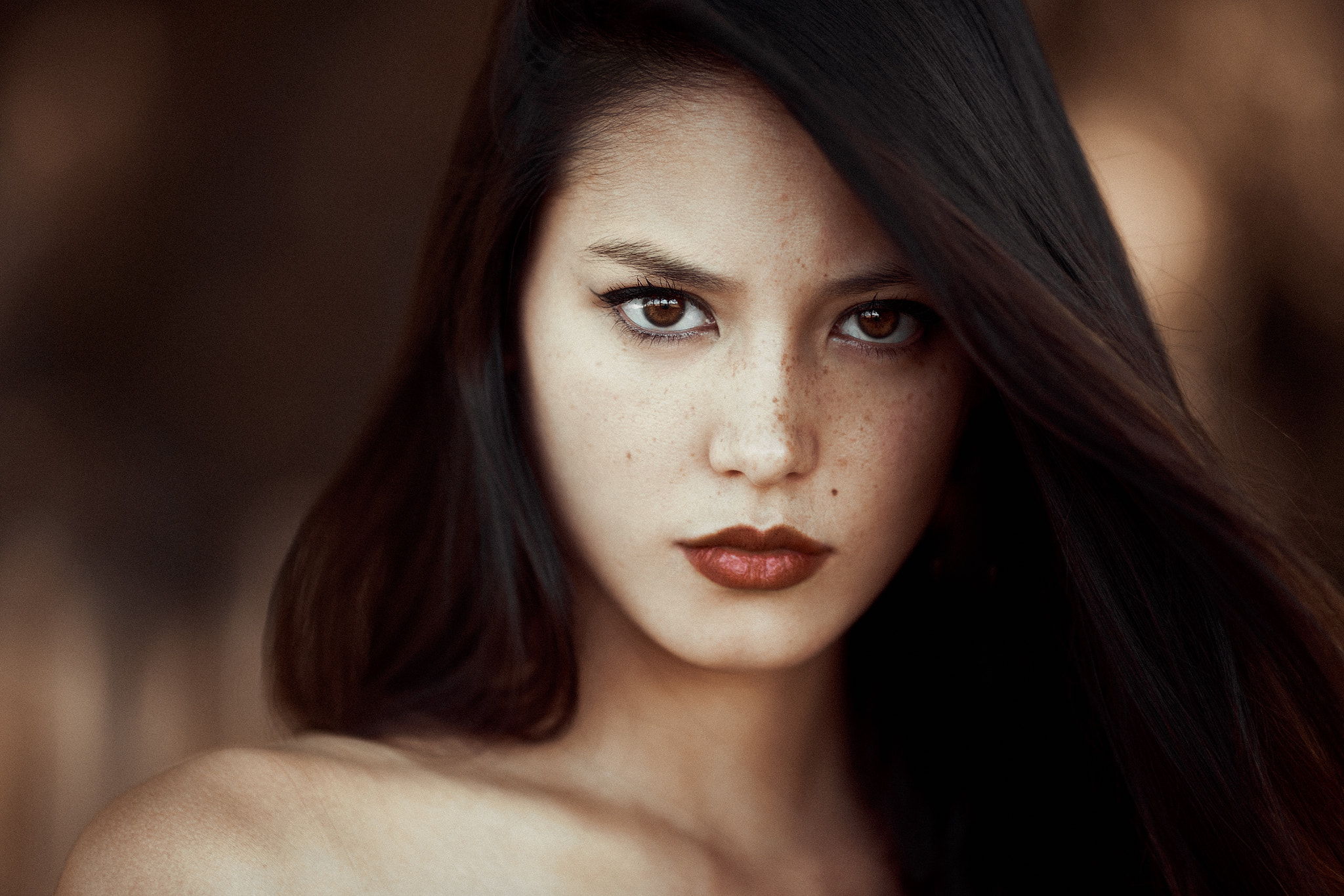 Women Face HD Wallpaper