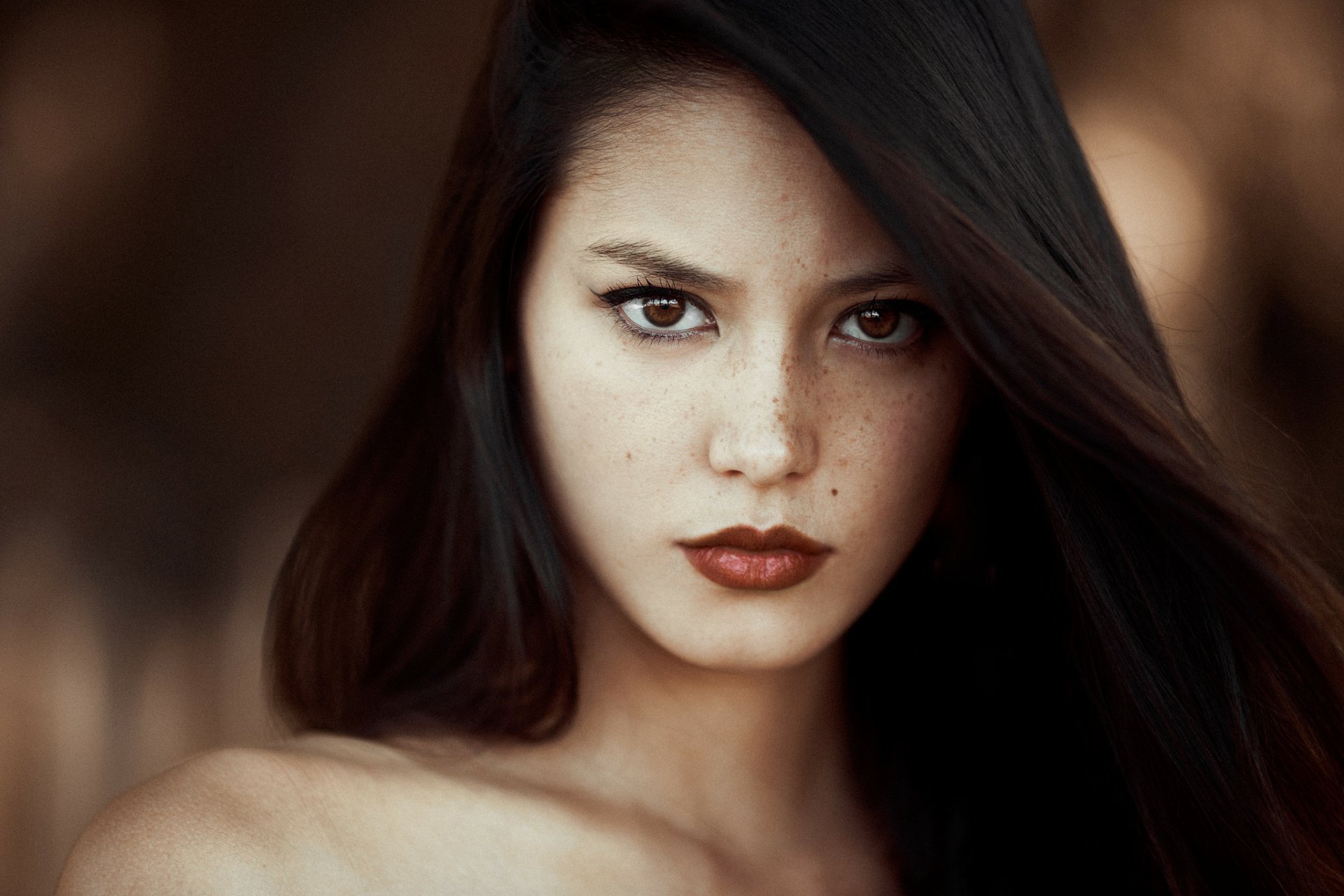 Women Face HD Wallpaper