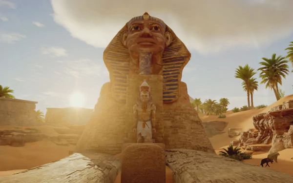 Sphinx Majesty: A Stunning 4K Ultra HD Wallpaper by QuantumCurator