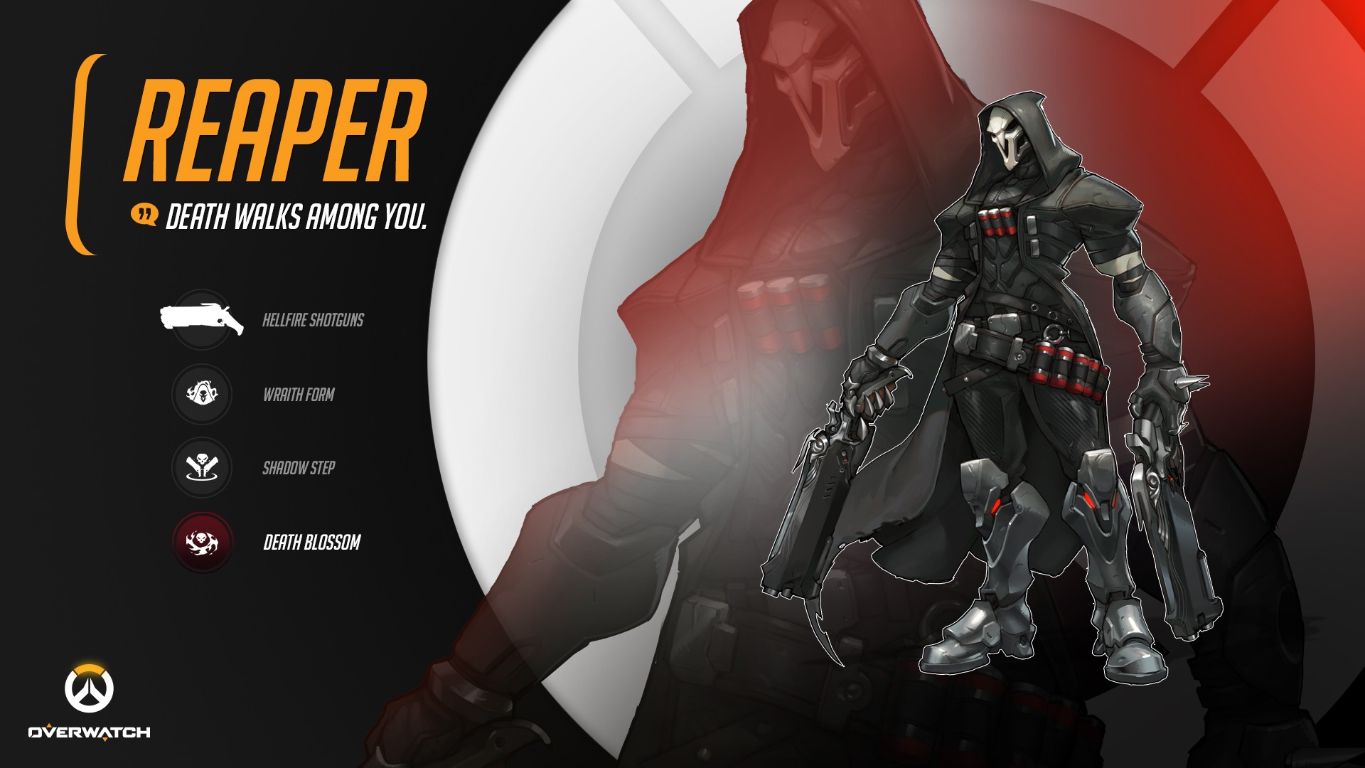 Download Reaper (Overwatch) Video Game Overwatch HD Wallpaper