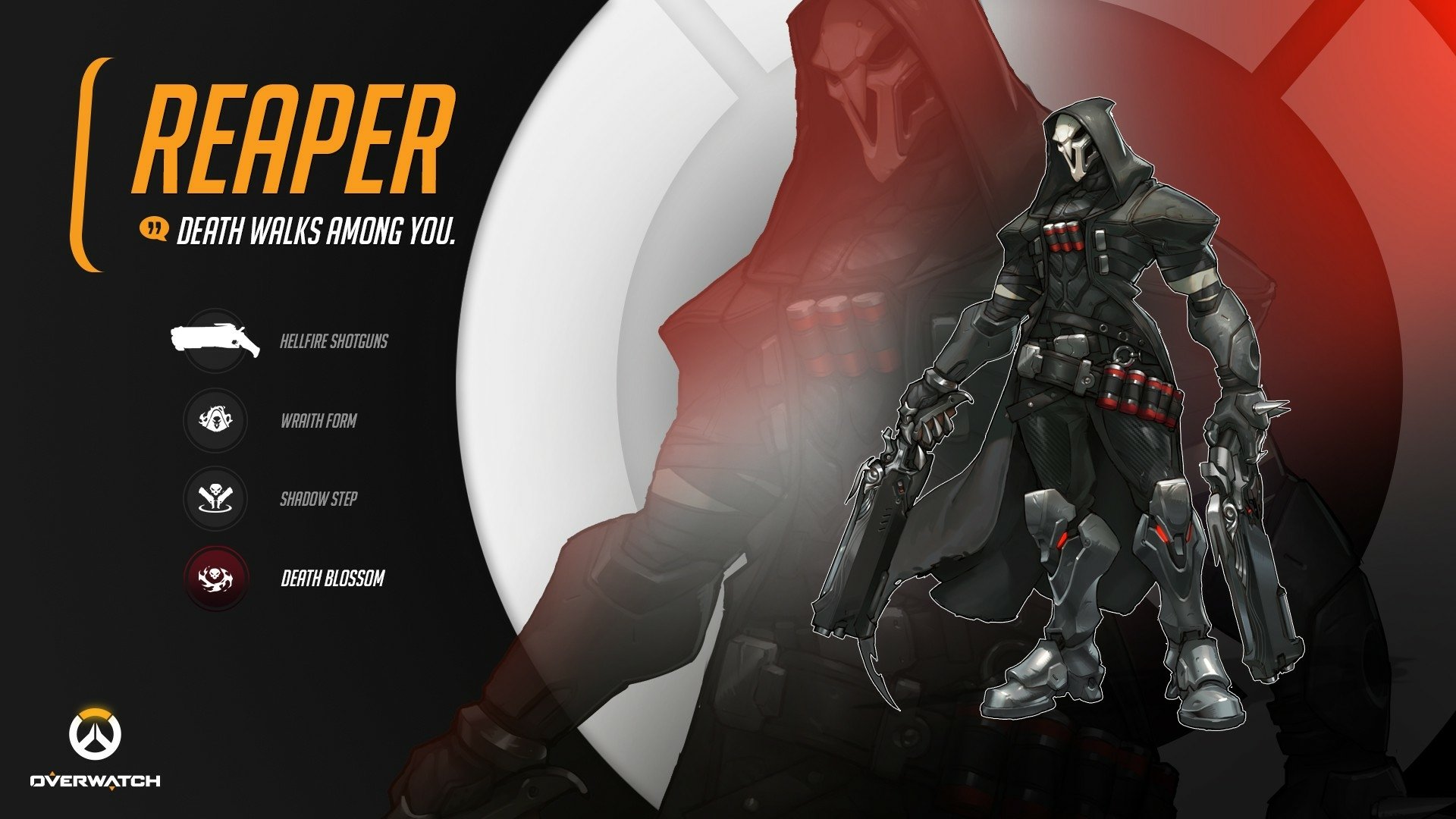 Download Reaper (Overwatch) Video Game Overwatch HD Wallpaper ...