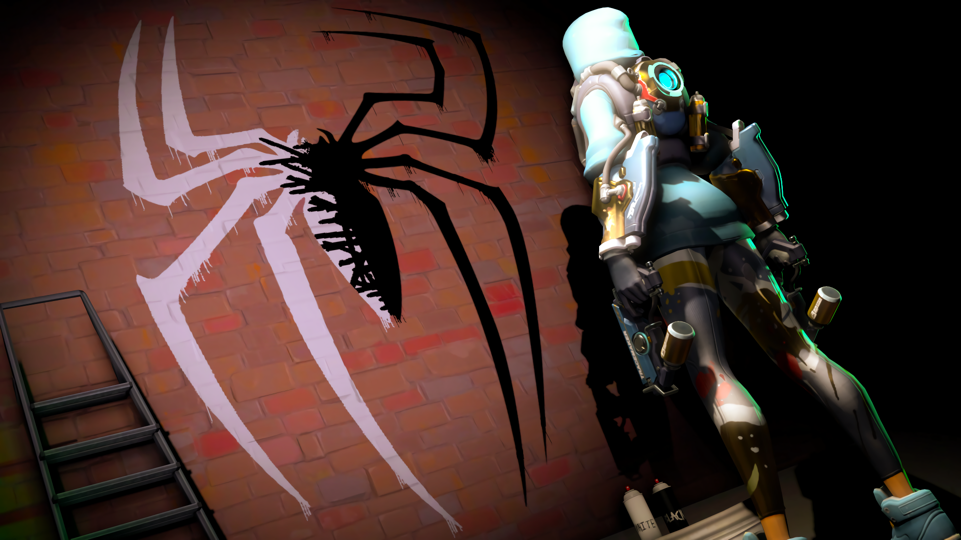 Download Tracer (Overwatch) Spider Man Video Game Crossover 4k Ultra HD ...