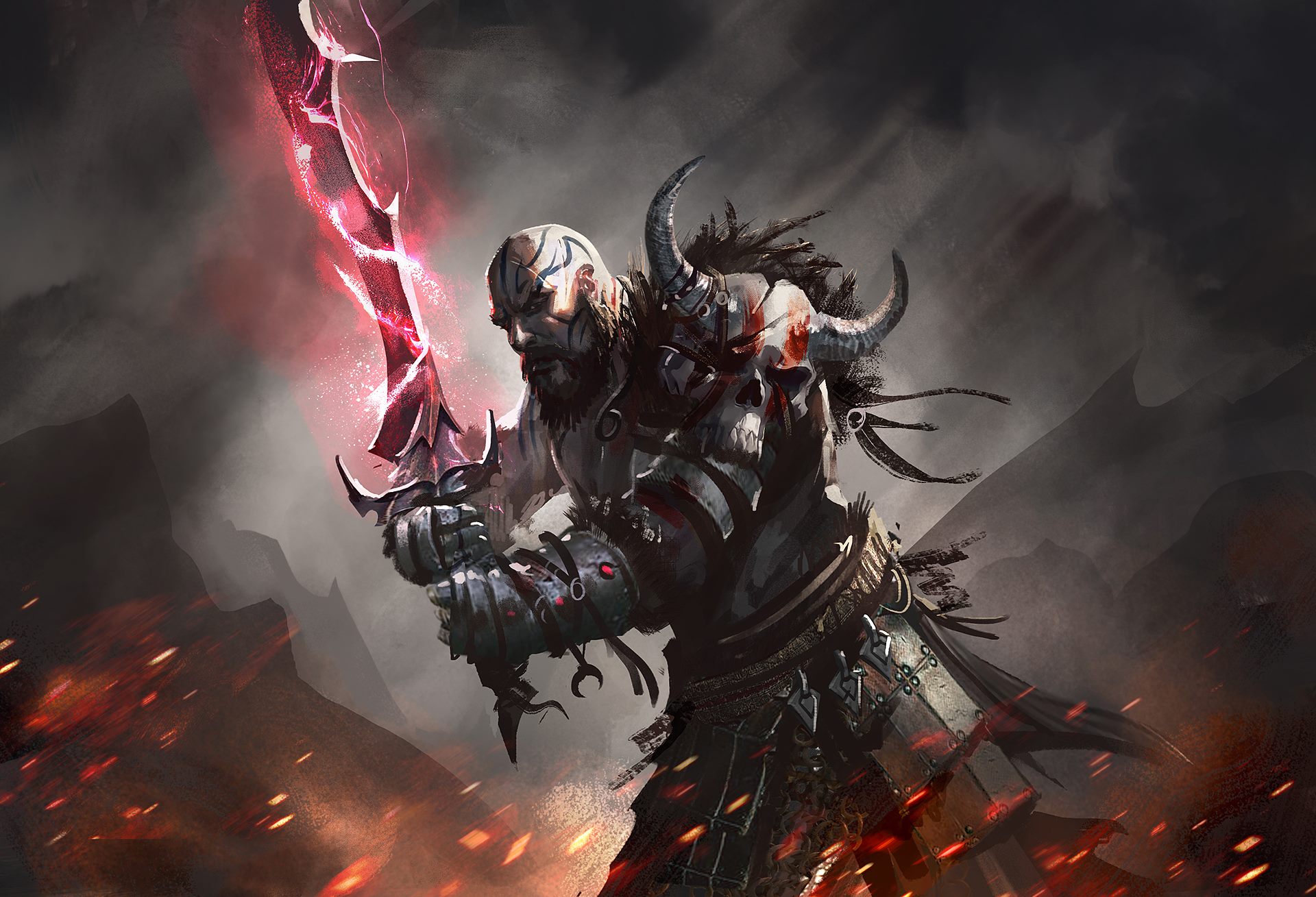 Download Magic Armor Sword Fantasy Warrior Fantasy Warrior HD Wallpaper ...