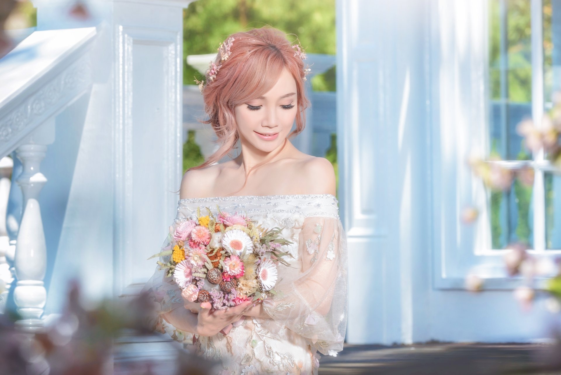 Dreamy Bride in 4K Ultra HD Wallpaper