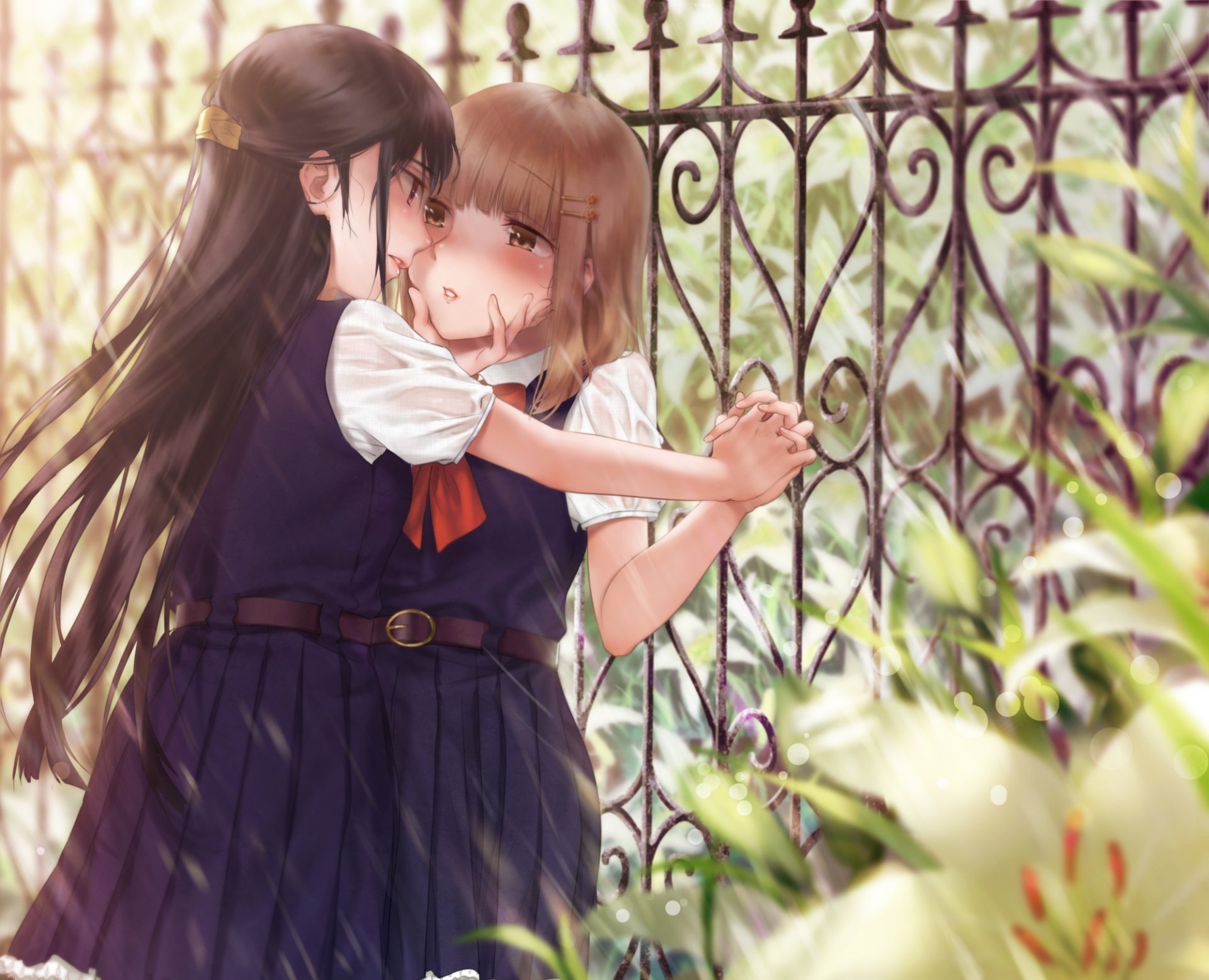 Download Yuri Anime Original HD Wallpaper by あさば