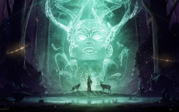 Fantasy Shaman 4k Ultra HD Wallpaper | Background Image | 4961x3508