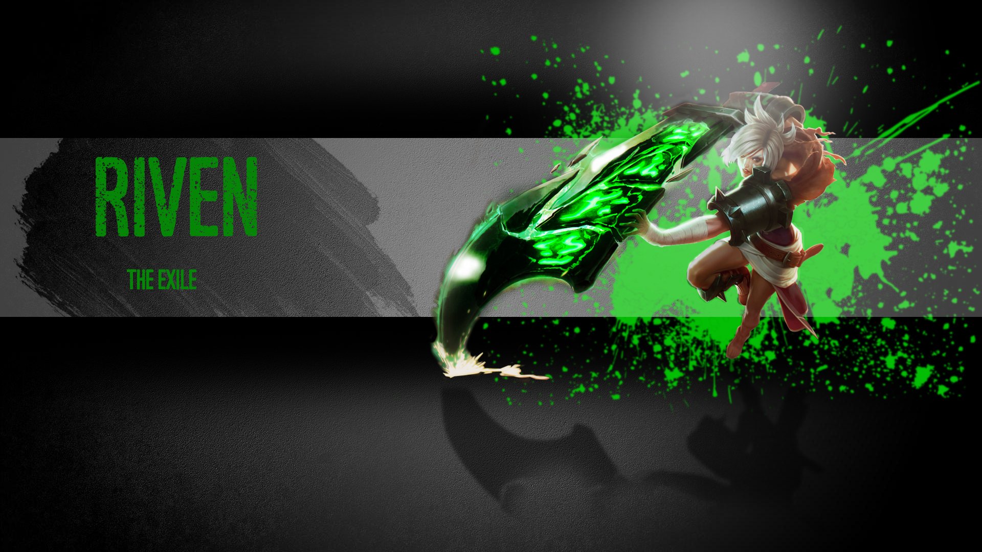 Riven Effect Wallpaper Green by xoren