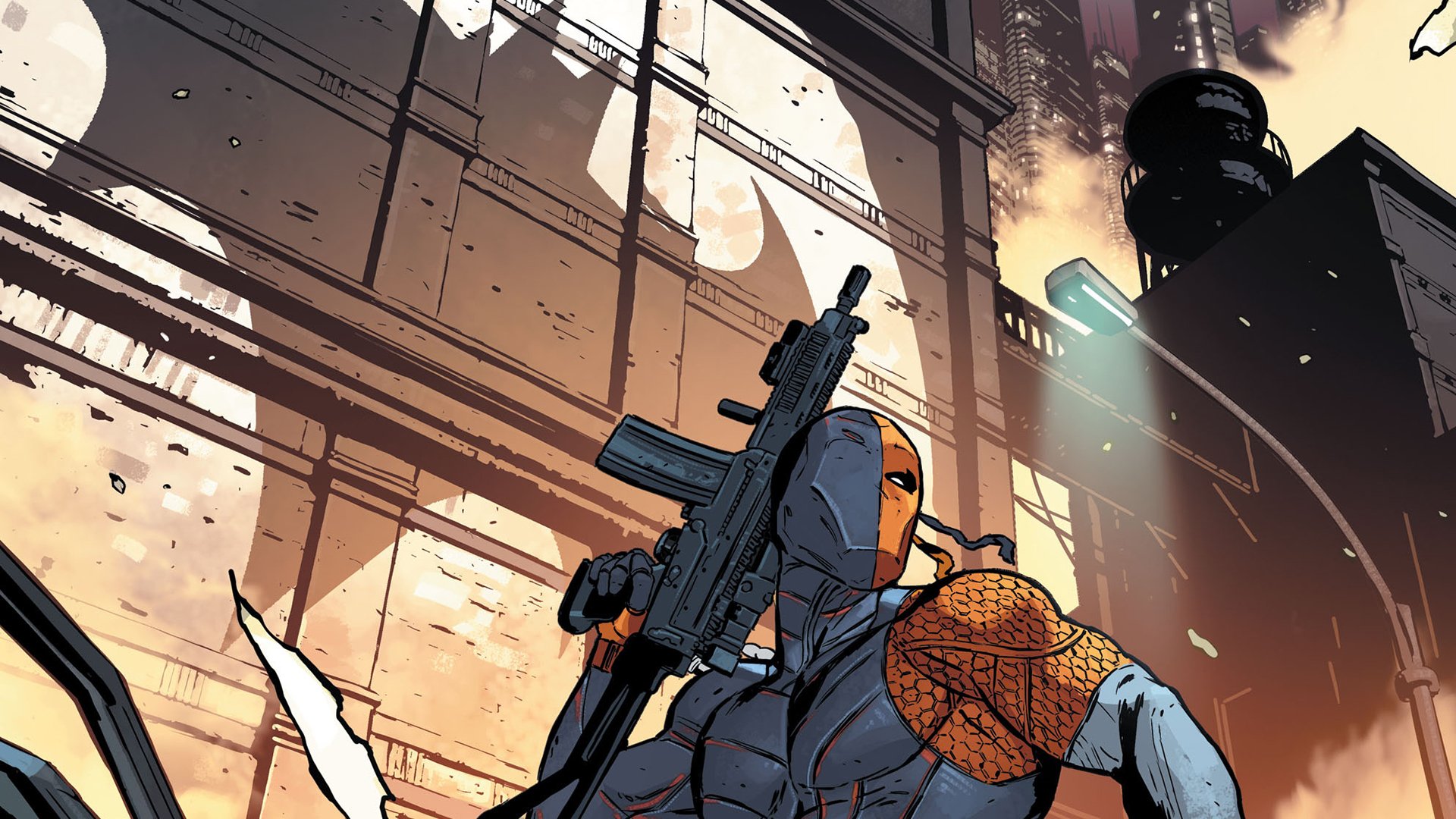 Download Batman DC Comics Comic Deathstroke HD Wallpaper