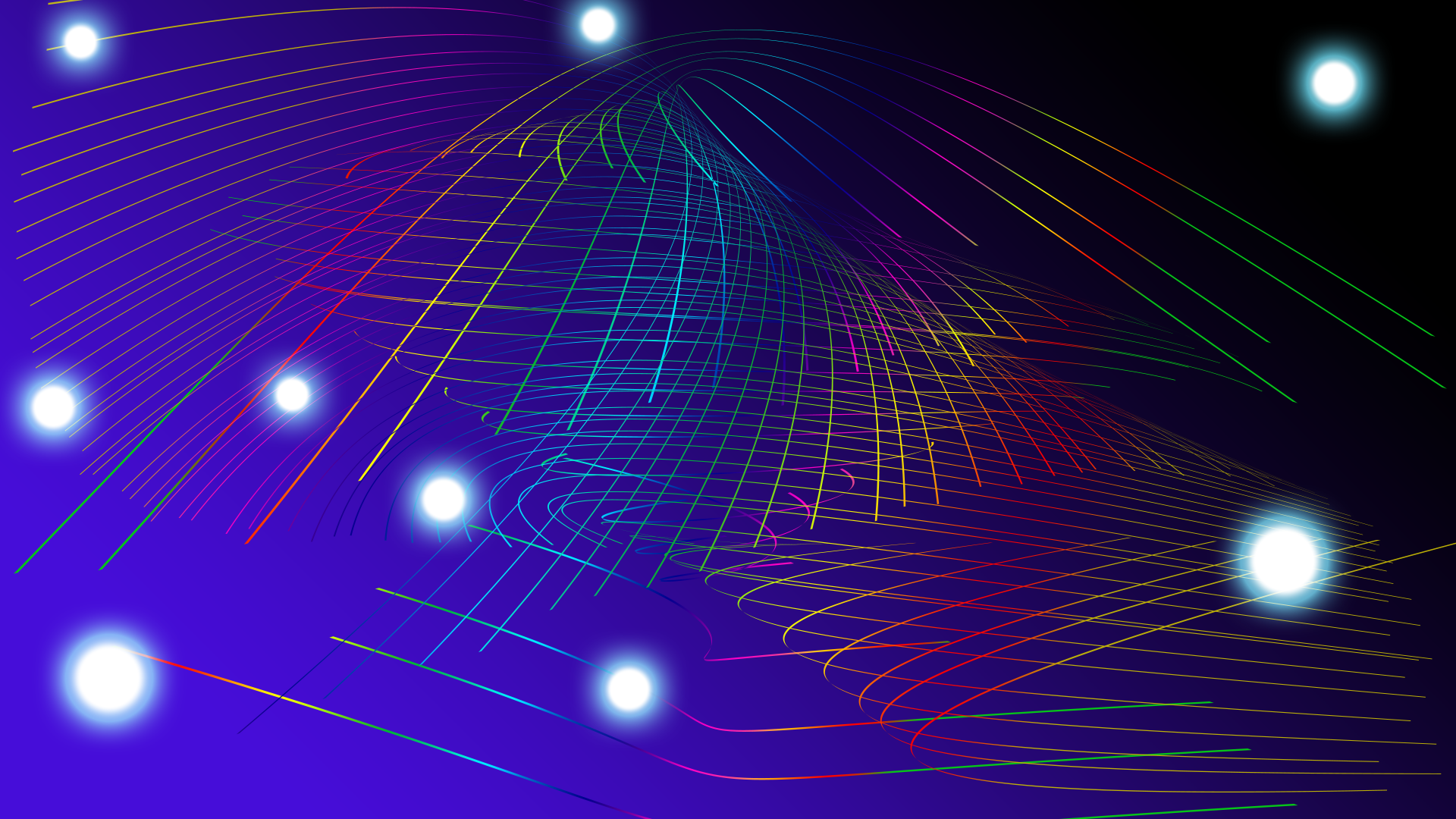 Colorful, rainbow spectrum with Orbs by ashton727