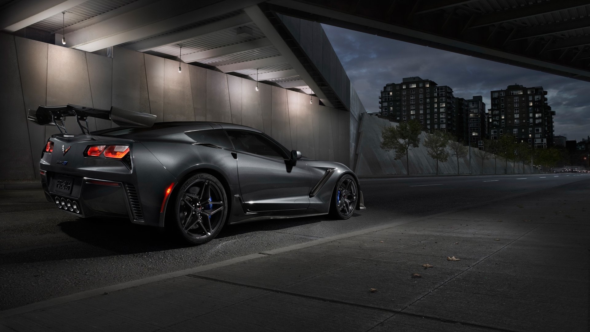 Black Corvette Wallpaper