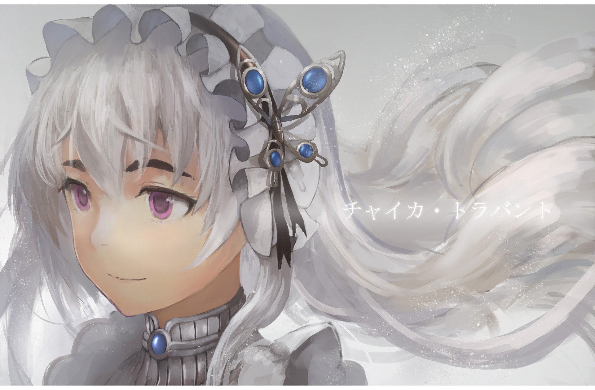 Chaika Trabant HD Wallpaper – White Hair, Purple Eyes from The Coffin ...