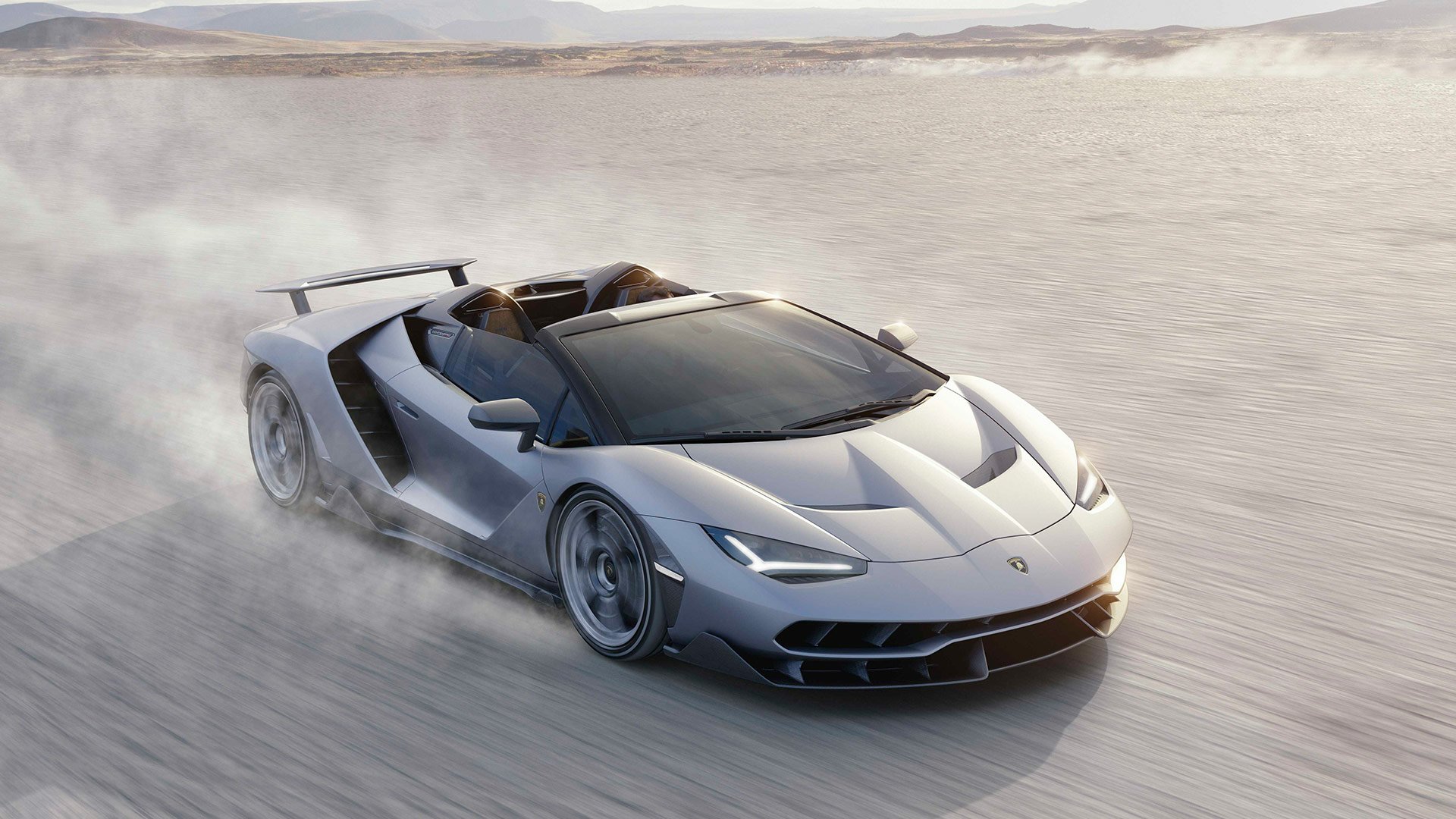 Stunning Silver Lamborghini Centenario – Ultimate Supercar HD Wallpaper