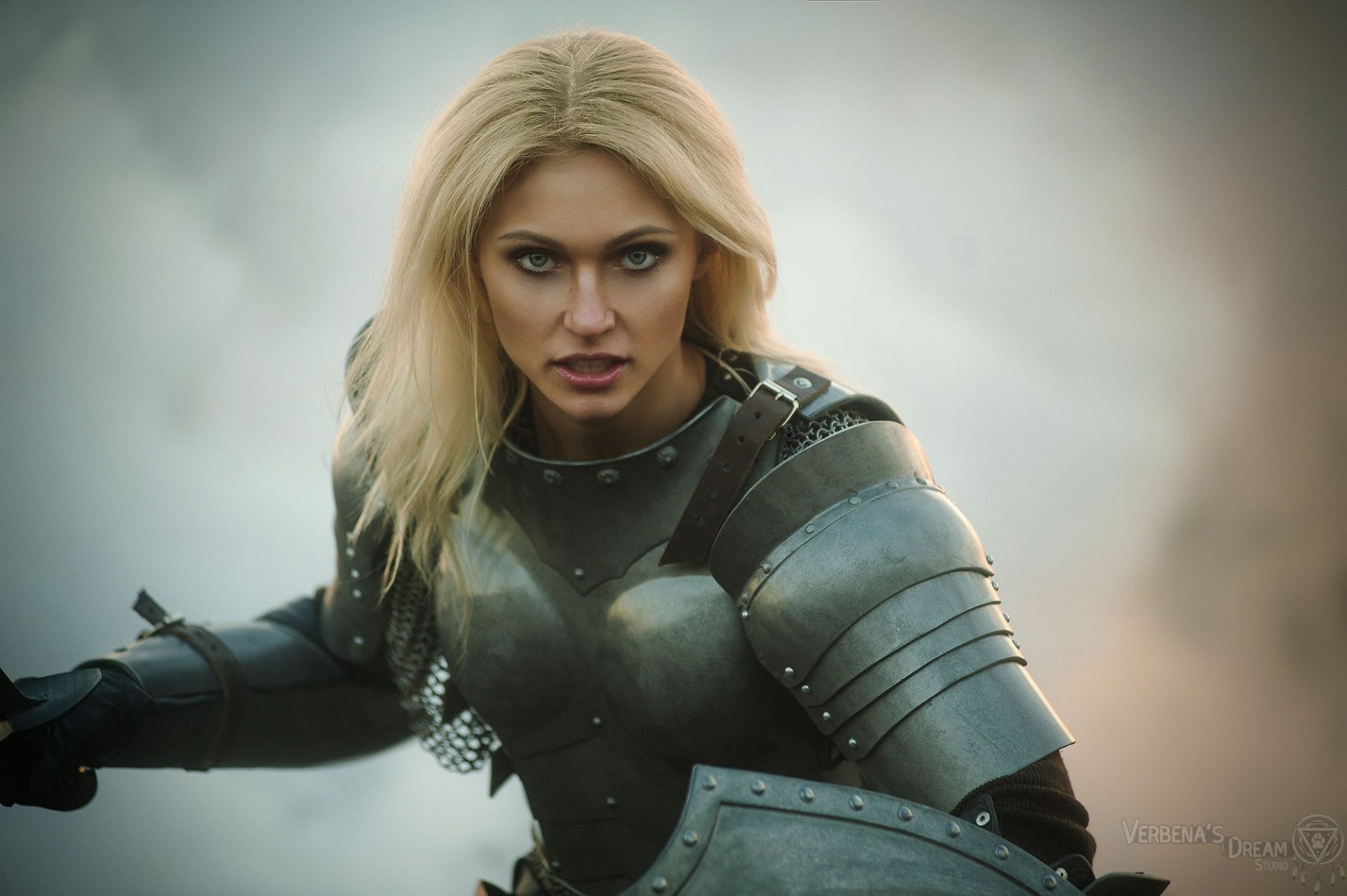 Warrior Woman Cosplay HD Wallpaper by Verbena's Dream Studio