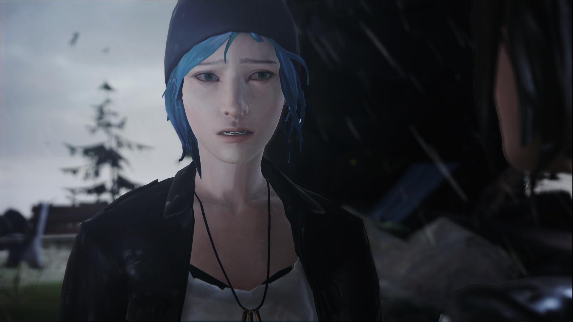 Chloe Price near the lighthouse by KnOcOuTT