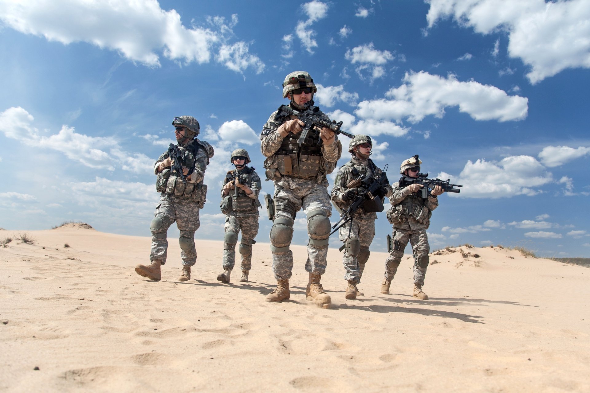 Desert Guardians: Military Assault in the Sand – HD Wallpaper ...