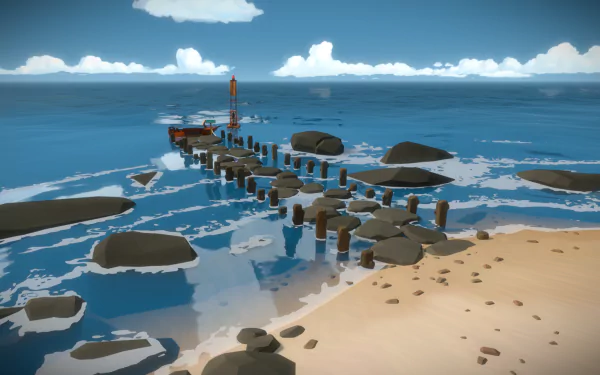 Download Statue Video Game The Witness HD Wallpaper