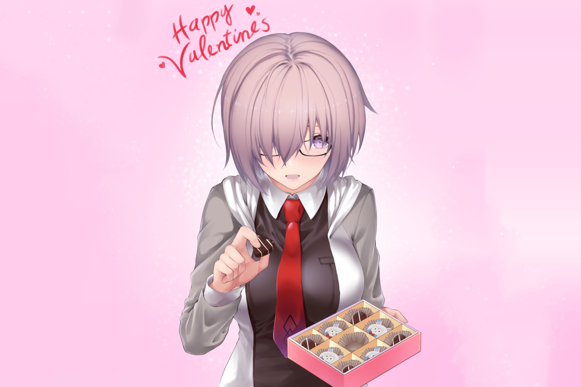 Mashu Kyrielight Valentine’s HD Anime Wallpaper – Fate/Grand Order ...