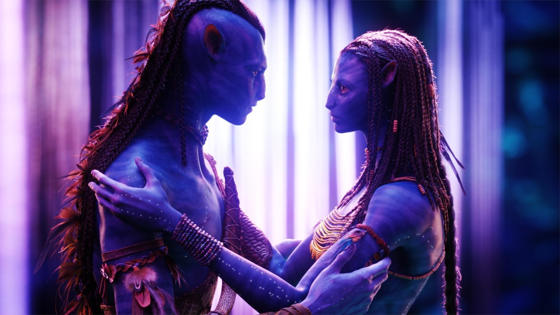 Avatar HD Movie Wallpaper: A Moment of Connection