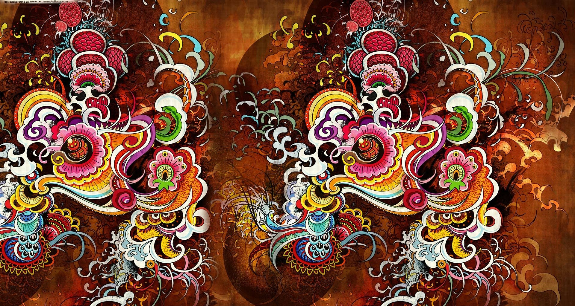 Vivid Colorburst — Abstract Vector HD Wallpaper | 1920x1024 | Wallpaper ...