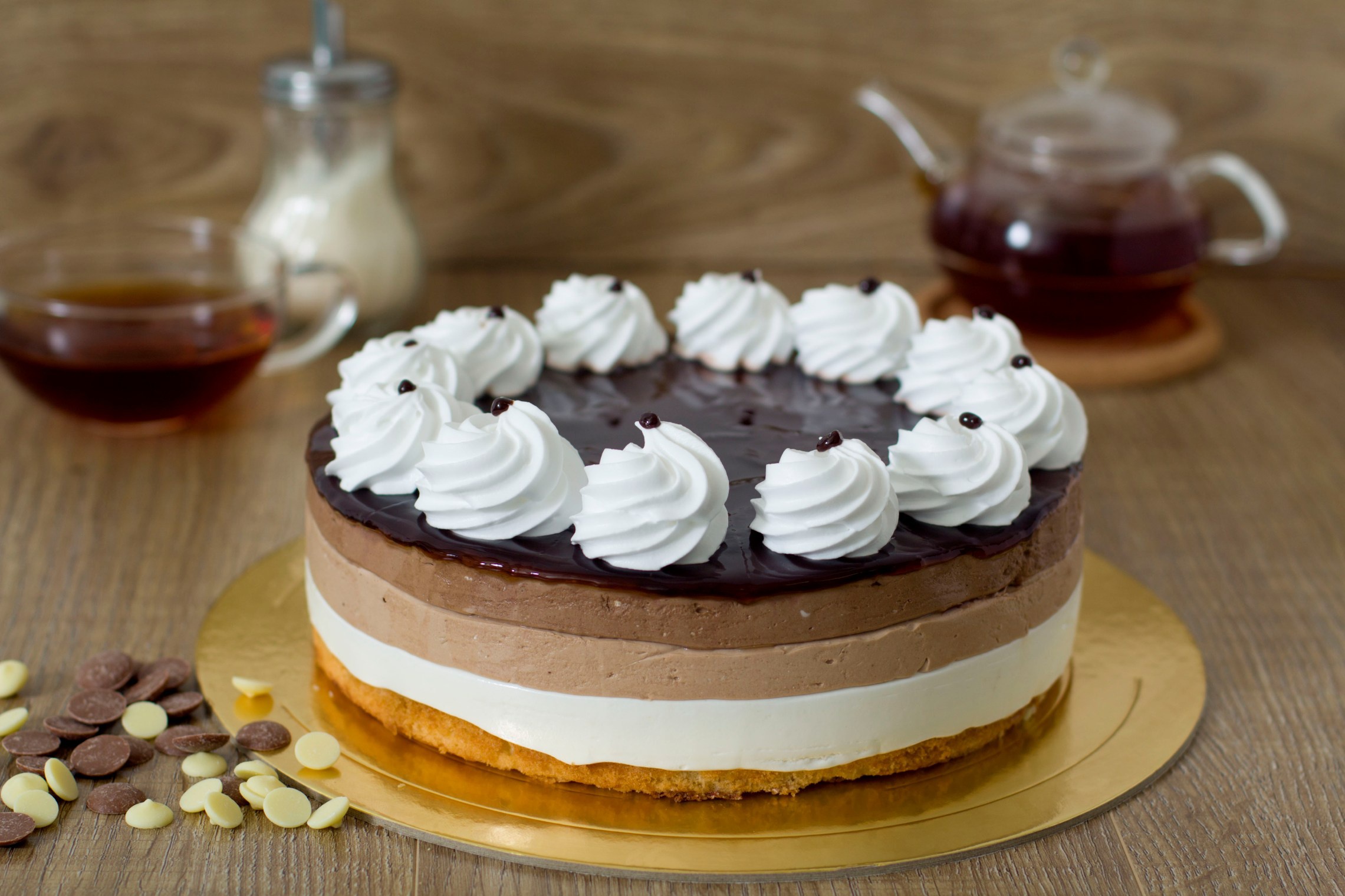 Download Cream Still Life Pastry Food Cake HD Wallpaper