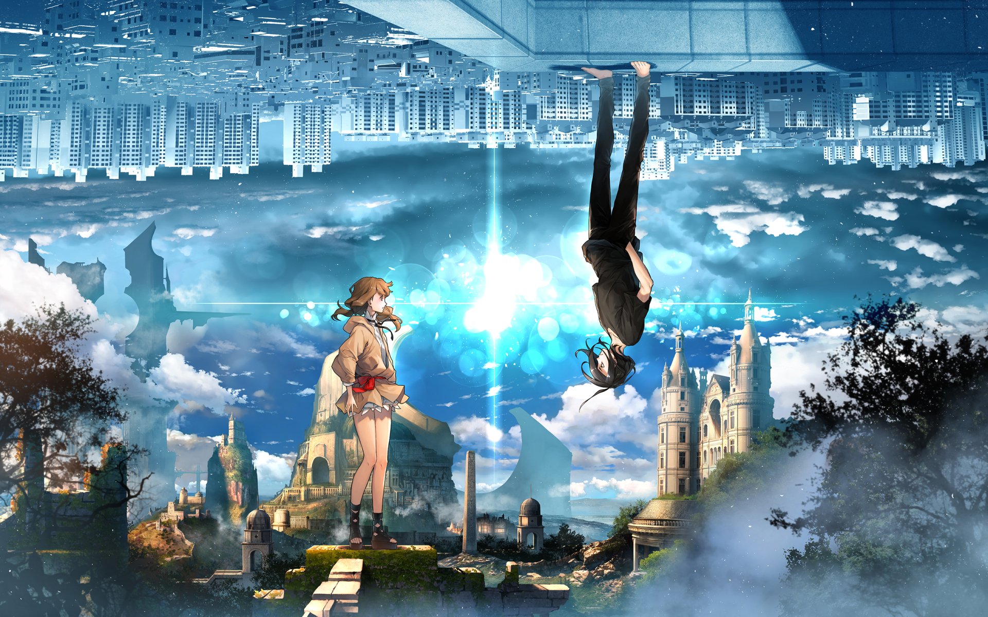 Original Anime Dreamscape HD Wallpaper by justminor