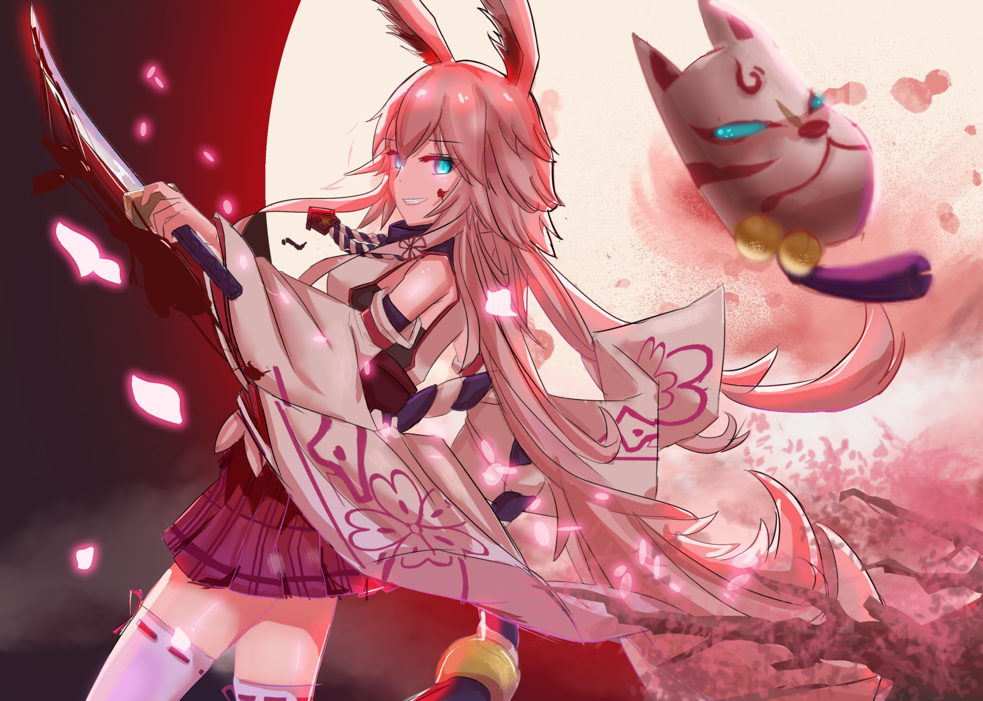 Yae Sakura Anime Hd Wallpaper Benghuai Xueyuan By 七田のqtian