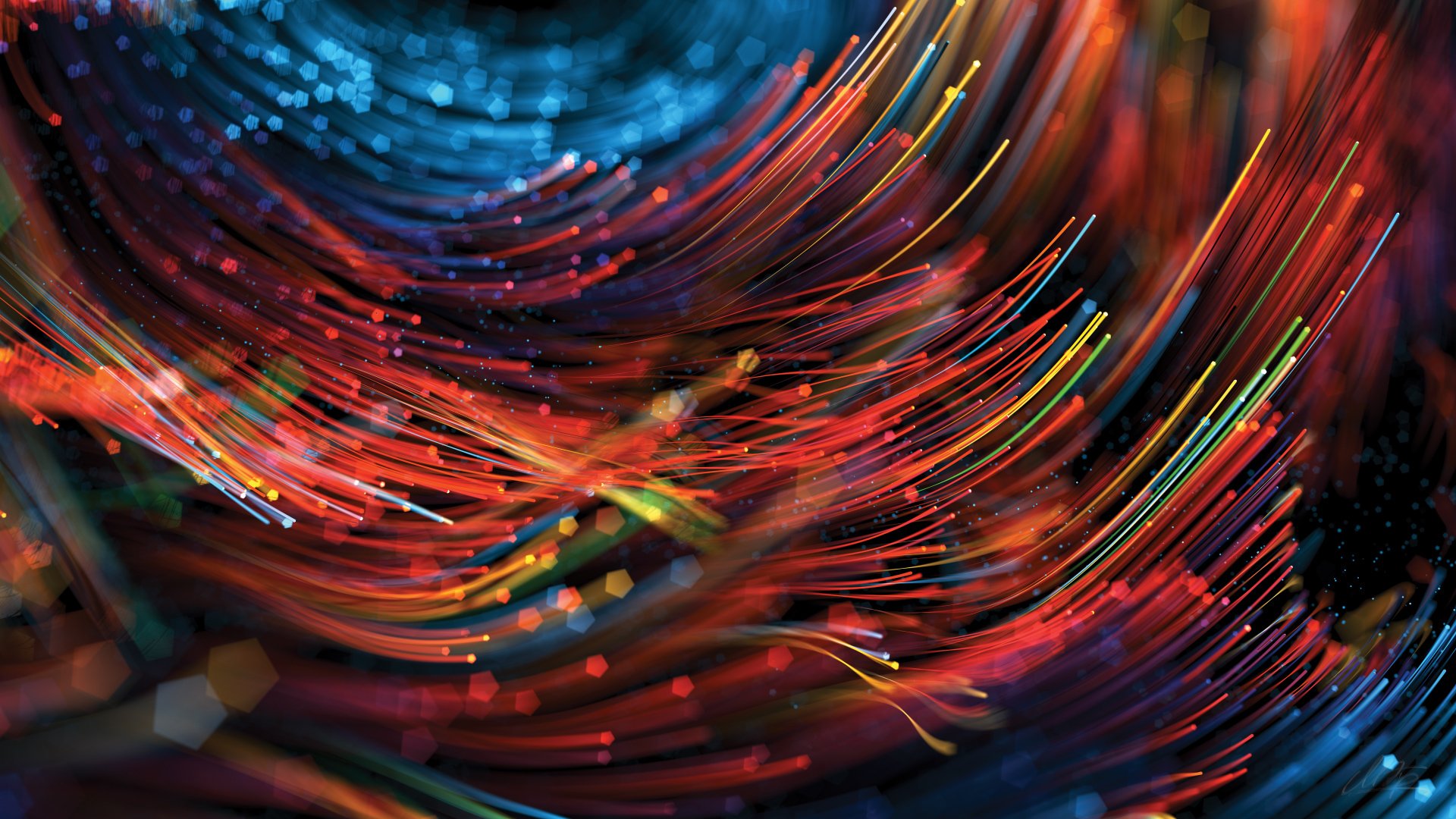 Vibrant Abstract Lines in HD Flow