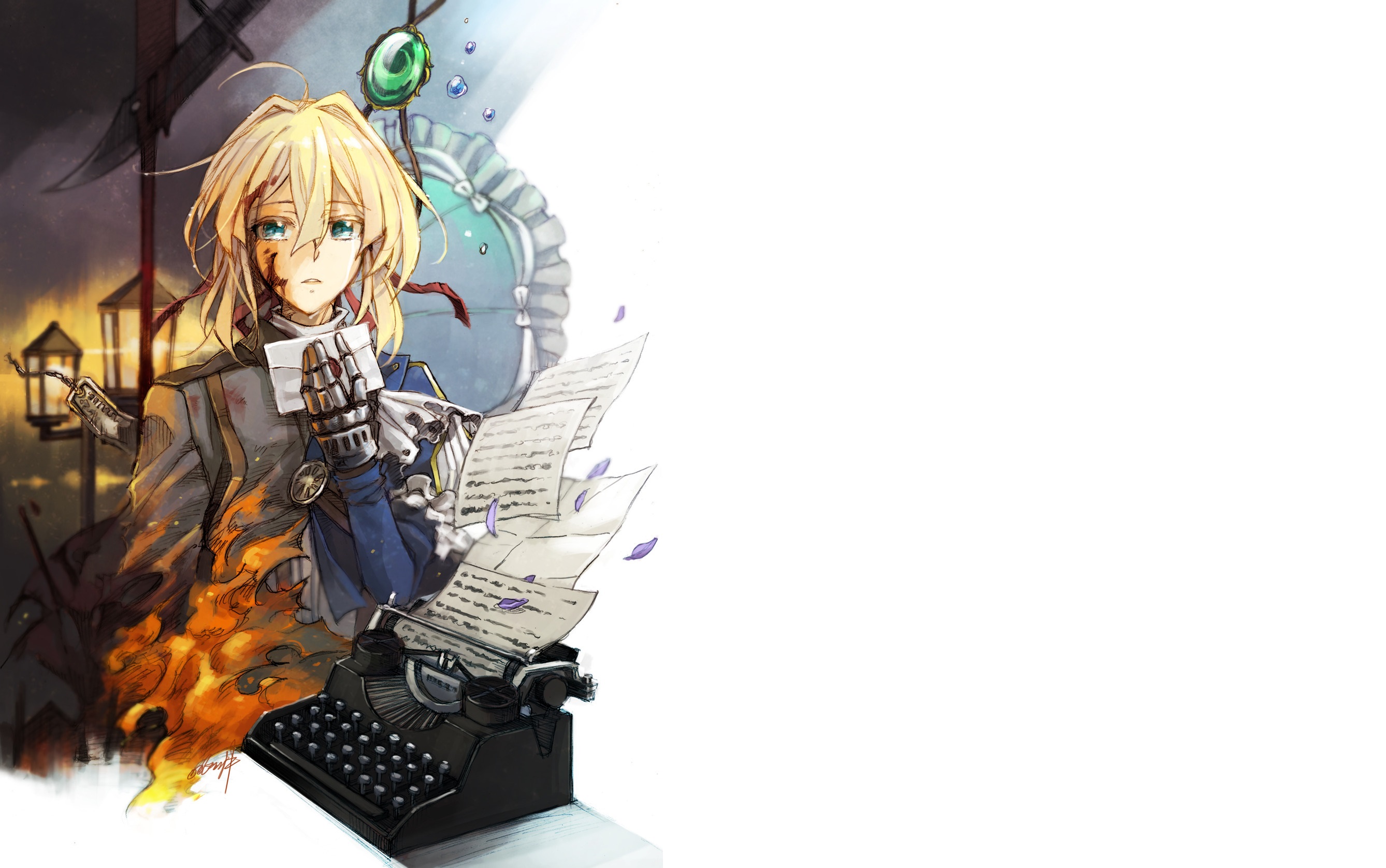 Violet Evergarden HD Anime Wallpaper – Elegant Letters in Motion by ...