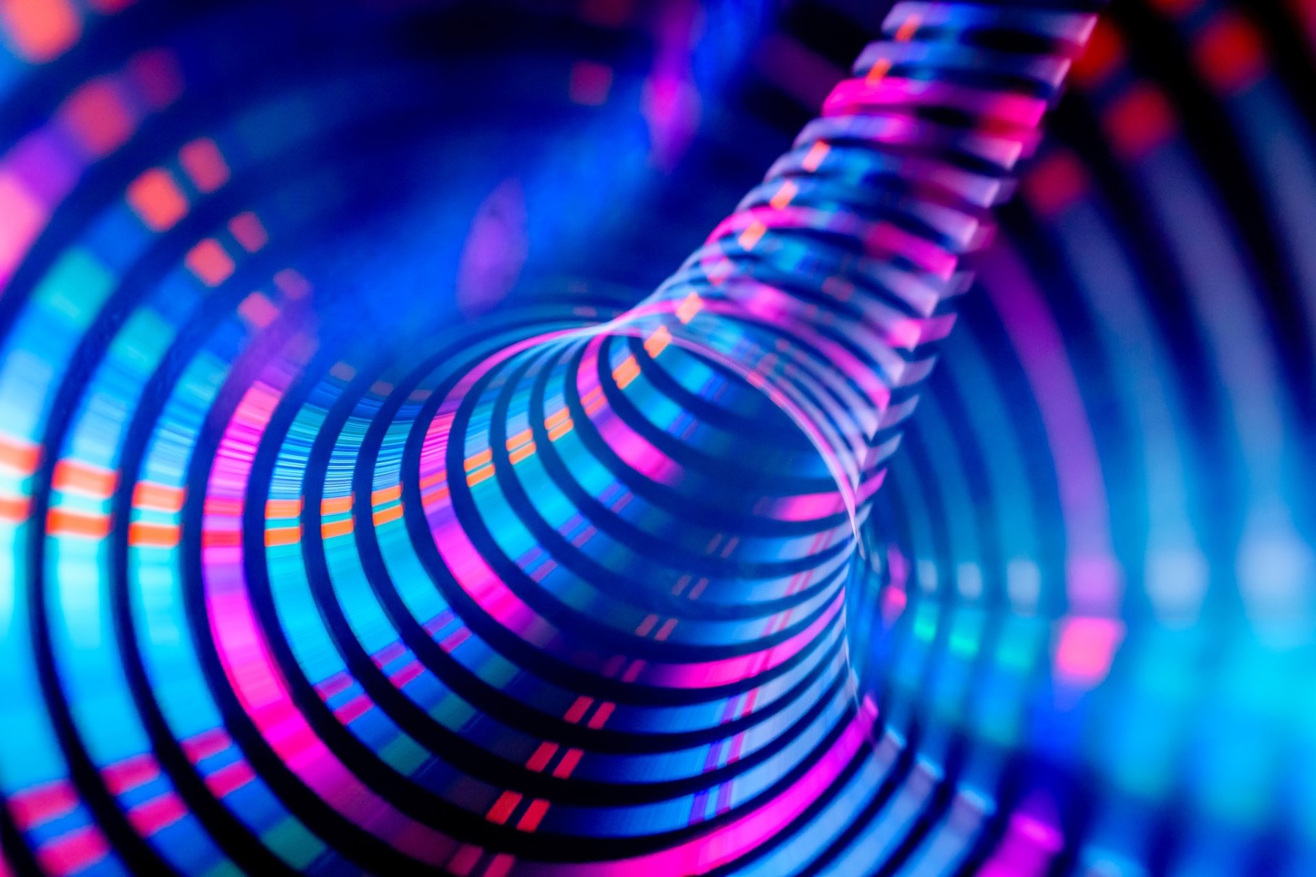 Vibrant Abstract Tunnel HD Wallpaper | 2048x1365 | Wallpaper Abyss