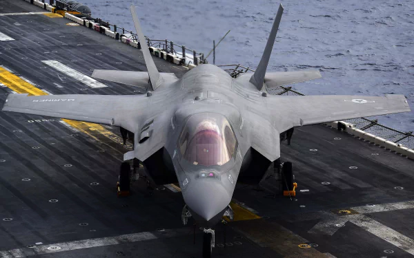 Stunning 4K F-35 Lightning II Military Jet Wallpaper