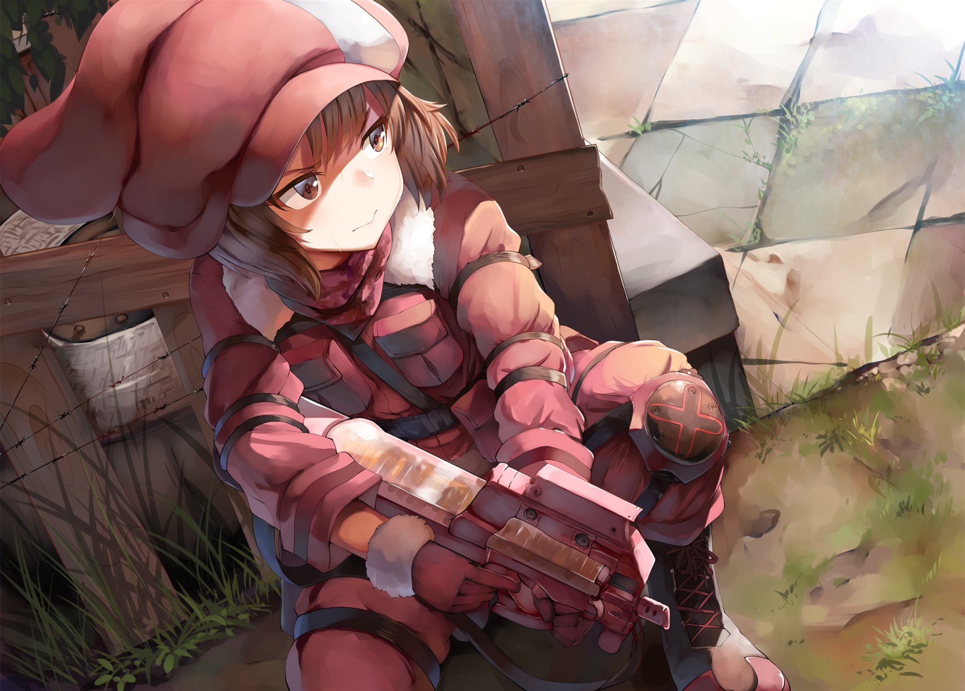 LLENN from Sword Art Online Alternative: Gun Gale Online HD Wallpaper