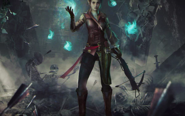 Vayne Crossbow HD Wallpaper - League of Legends by Chengwei Pan