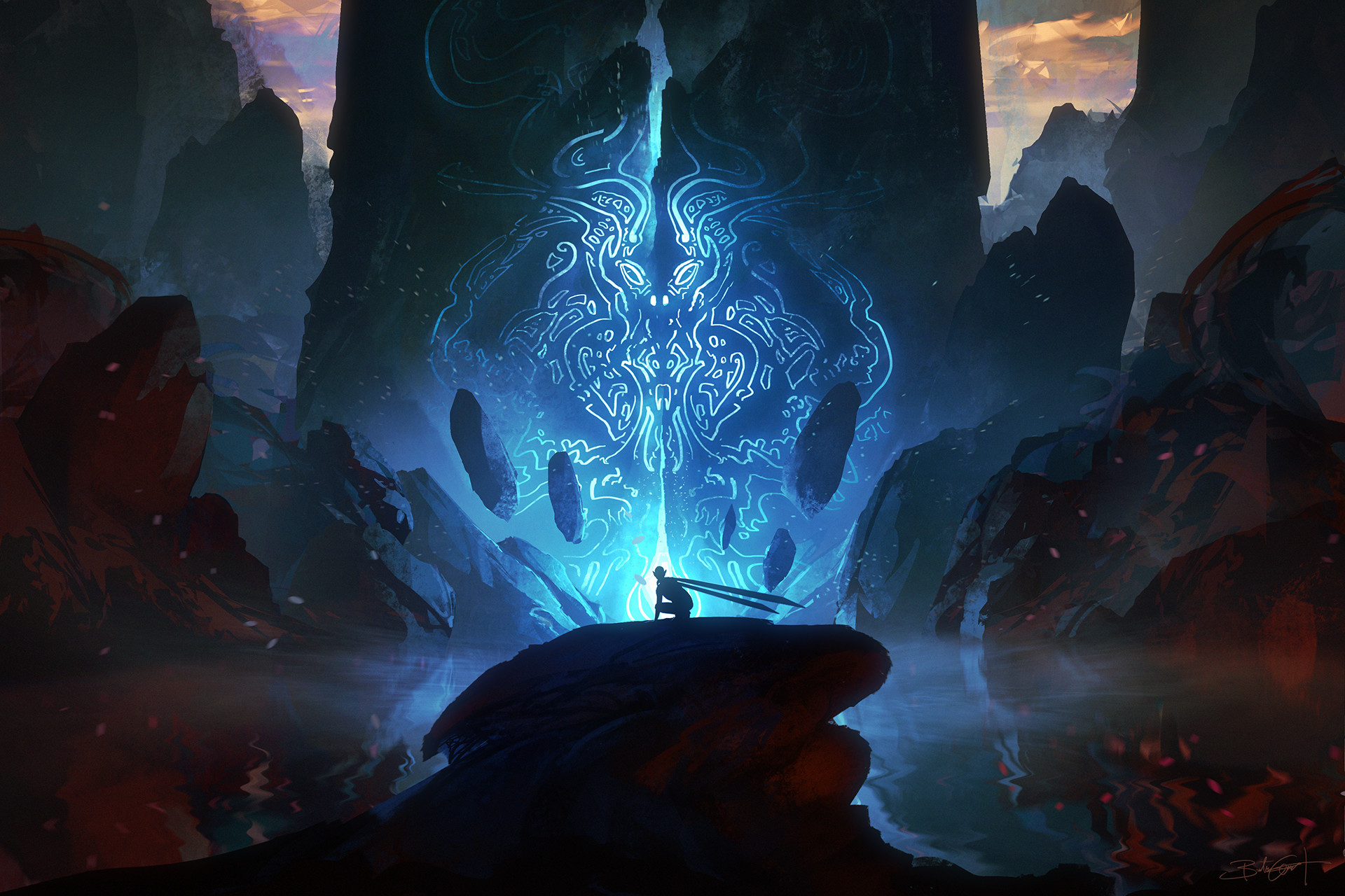 Download Fantasy Magic HD Wallpaper by Bastien Grivet