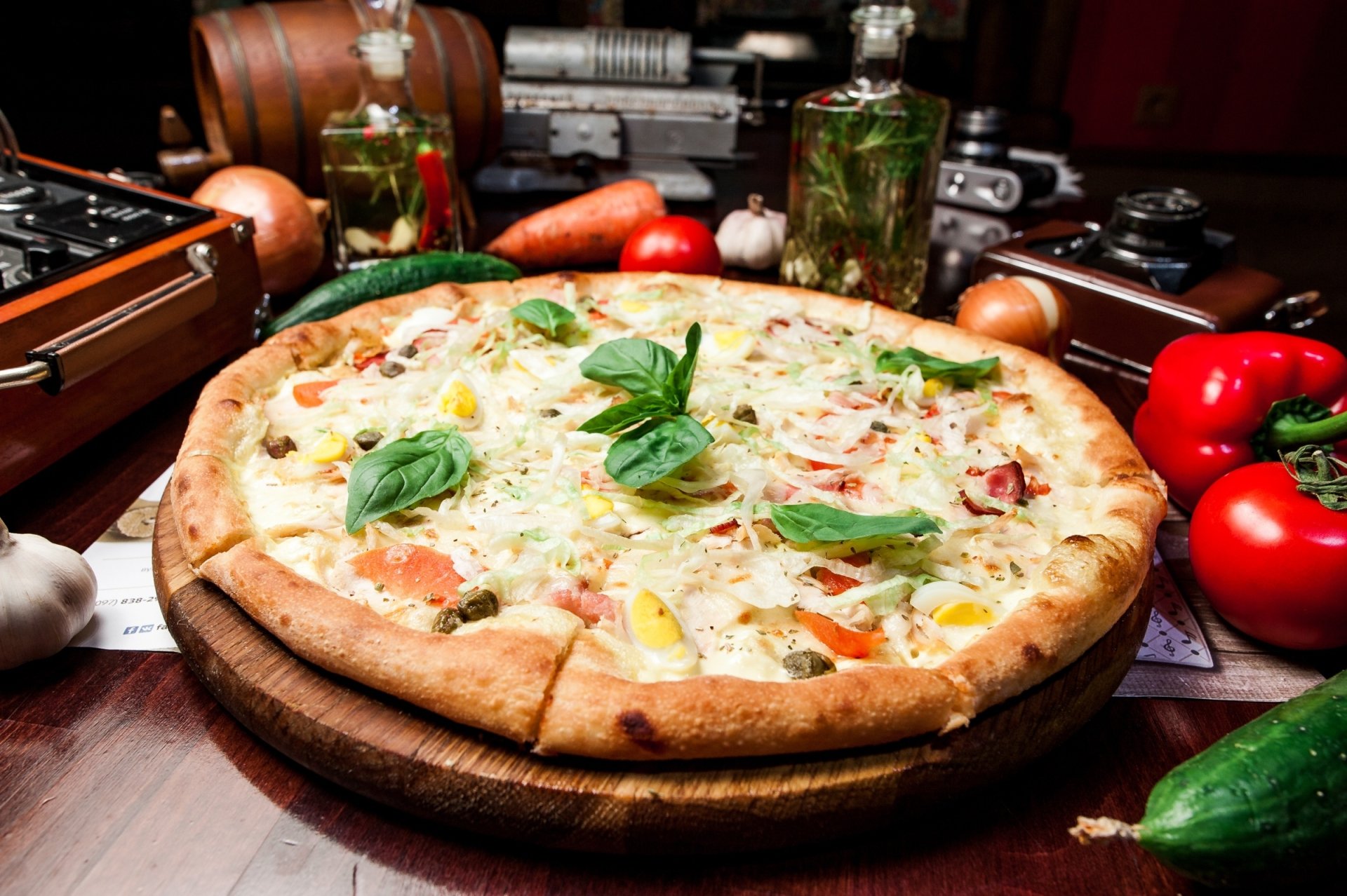 Pizza Desktop Wallpaper