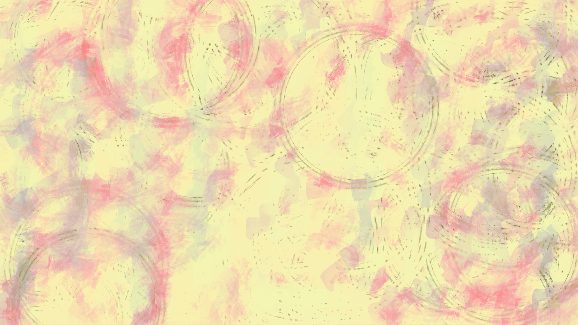 Circles on a Pink and Yellow Color Sketch Background by lonewolf6738