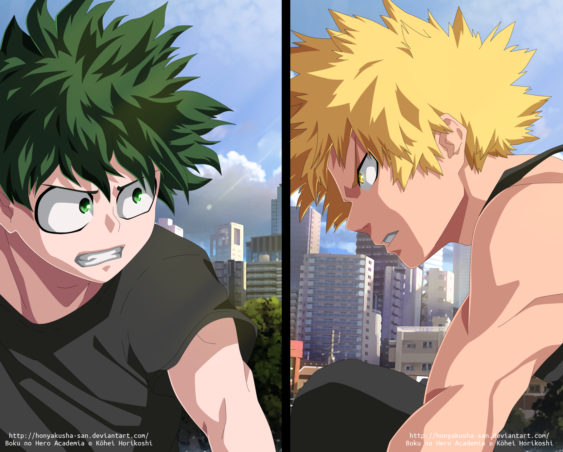 Download Katsuki Bakugou Izuku Midoriya Anime My Hero Academia HD ...
