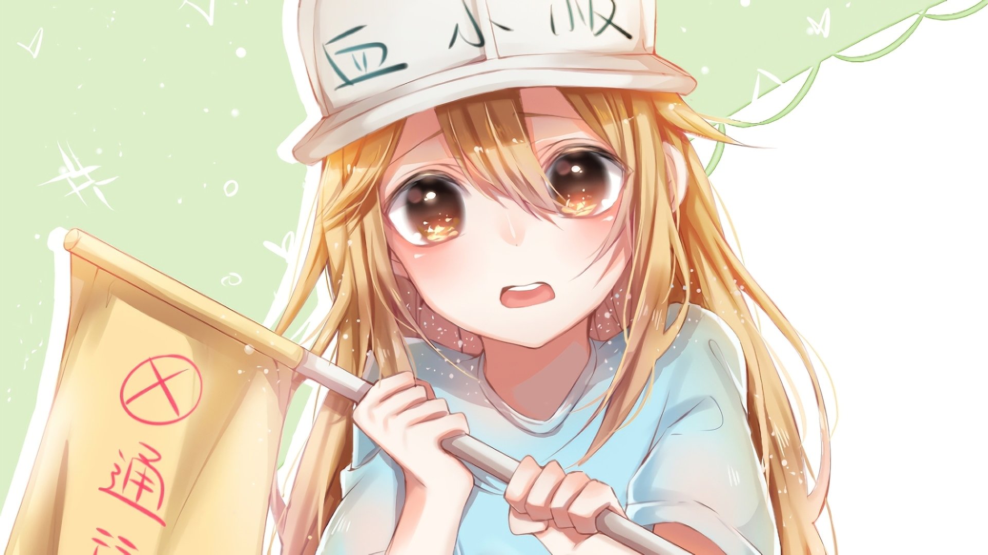 HD Anime Wallpaper: Adorable Platelet from Cells at Work!