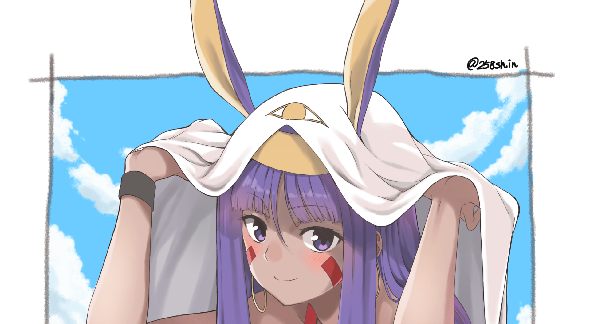 Nitocris: Violet Gaze — Fate/Grand Order HD Wallpaper by あむ
