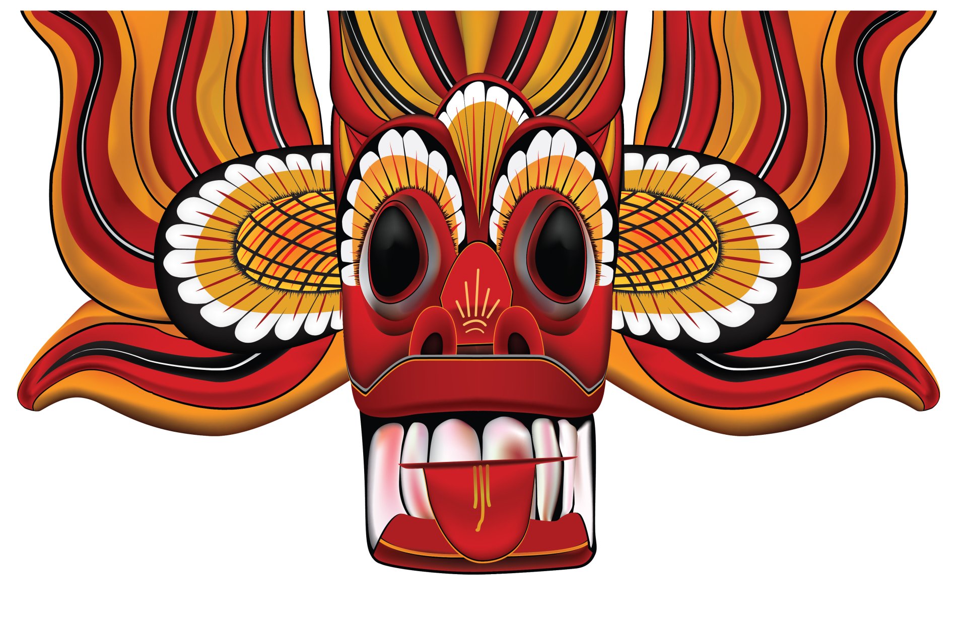 Sri Lanka Devil Mask by Danushkab26