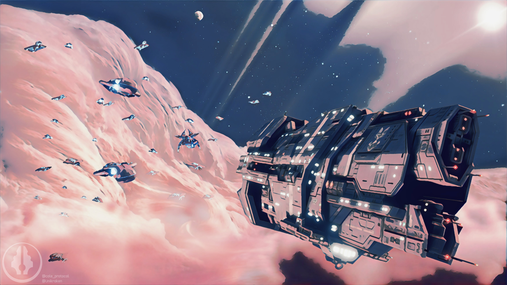 Halo Spaceship Armada - Stunning 4K Ultra HD Video Game Wallpaper by ...