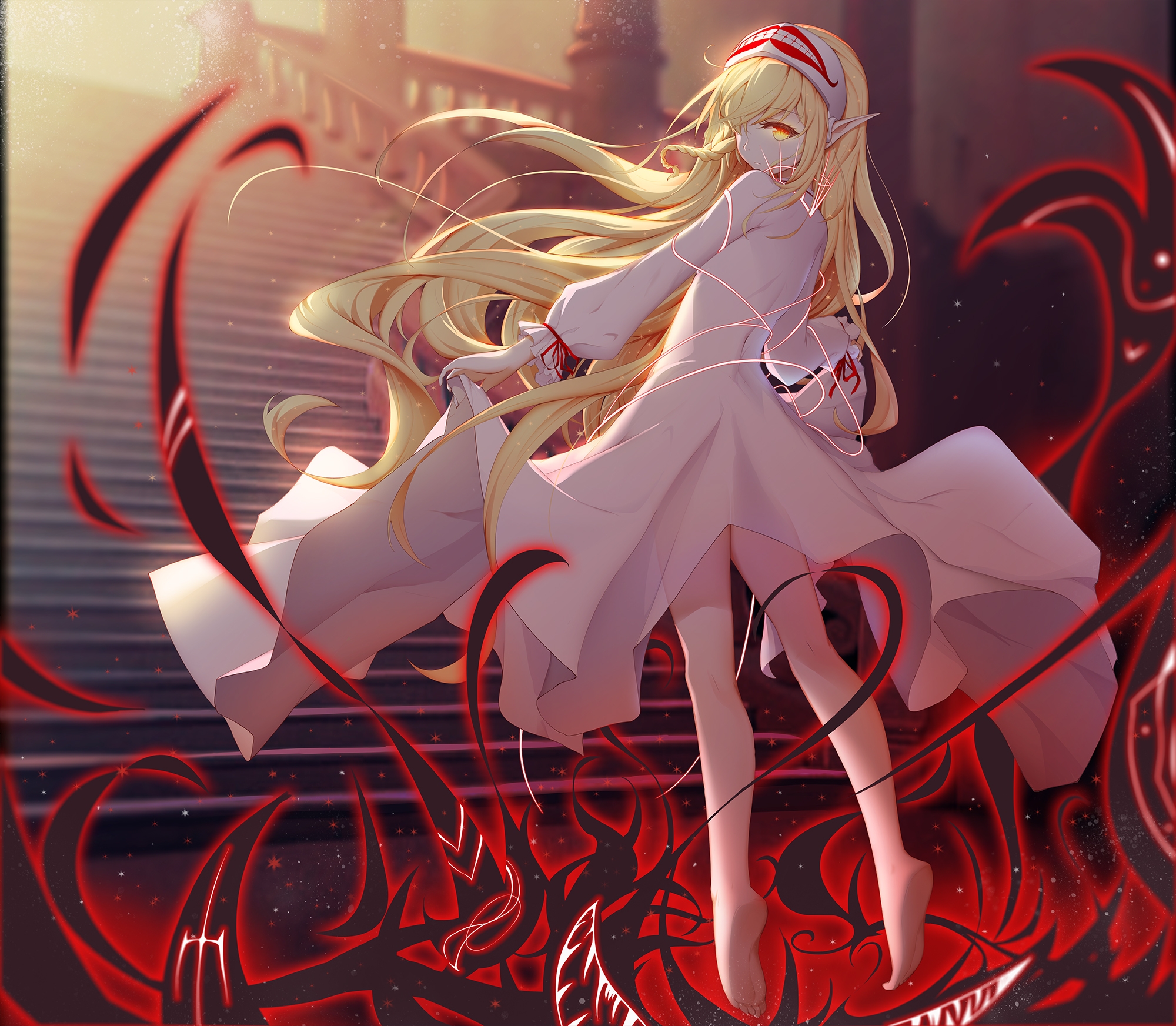 Download Shinobu Oshino Anime Monogatari (Series) HD Wallpaper