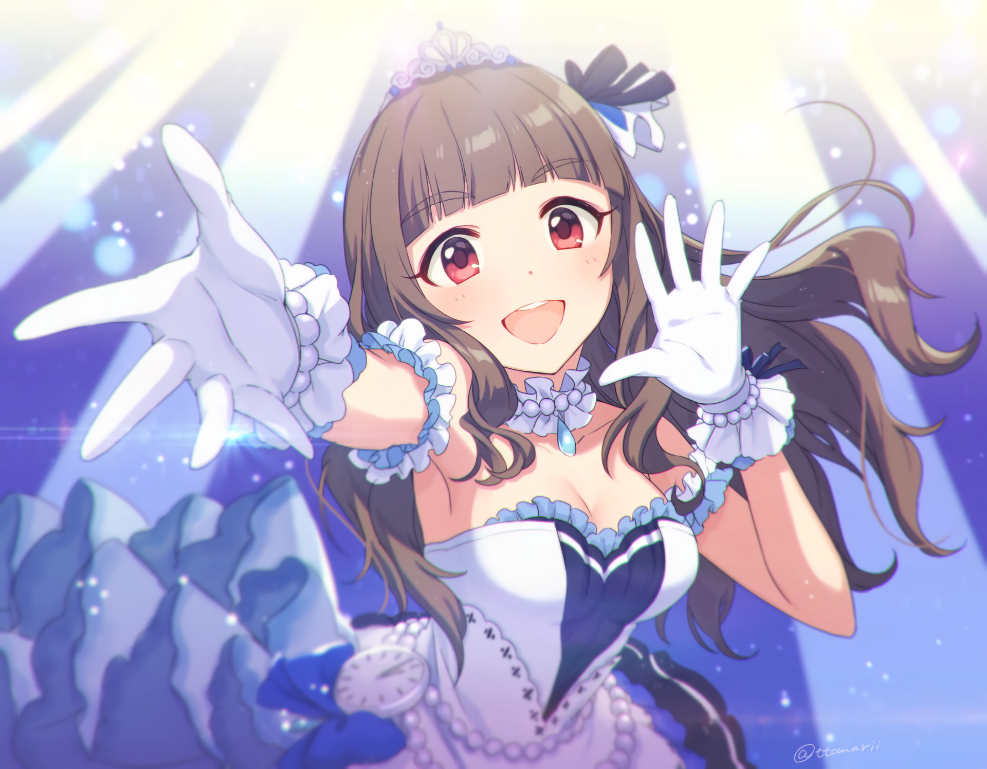 Download Crown Dress Nao Kamiya Red Eyes Anime The IDOLM@STER ...