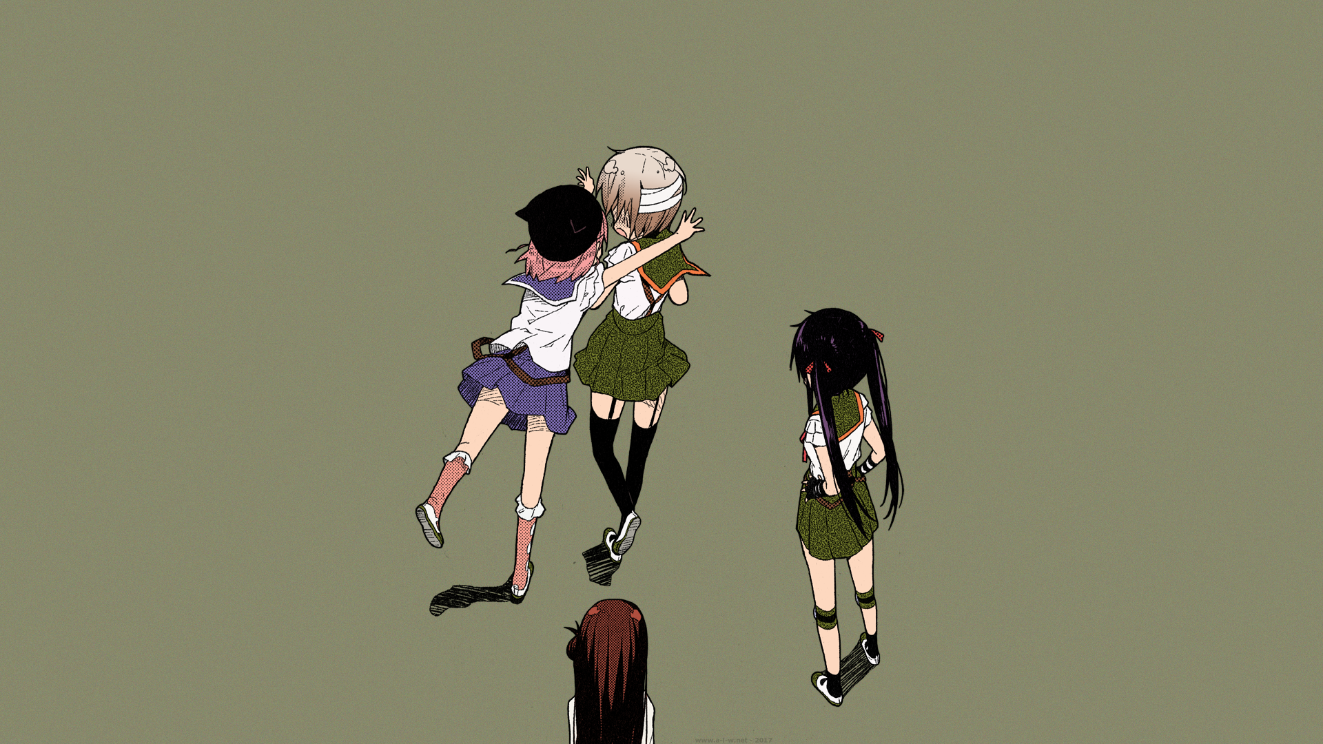 Download Anime School-Live! HD Wallpaper by Baka Mono