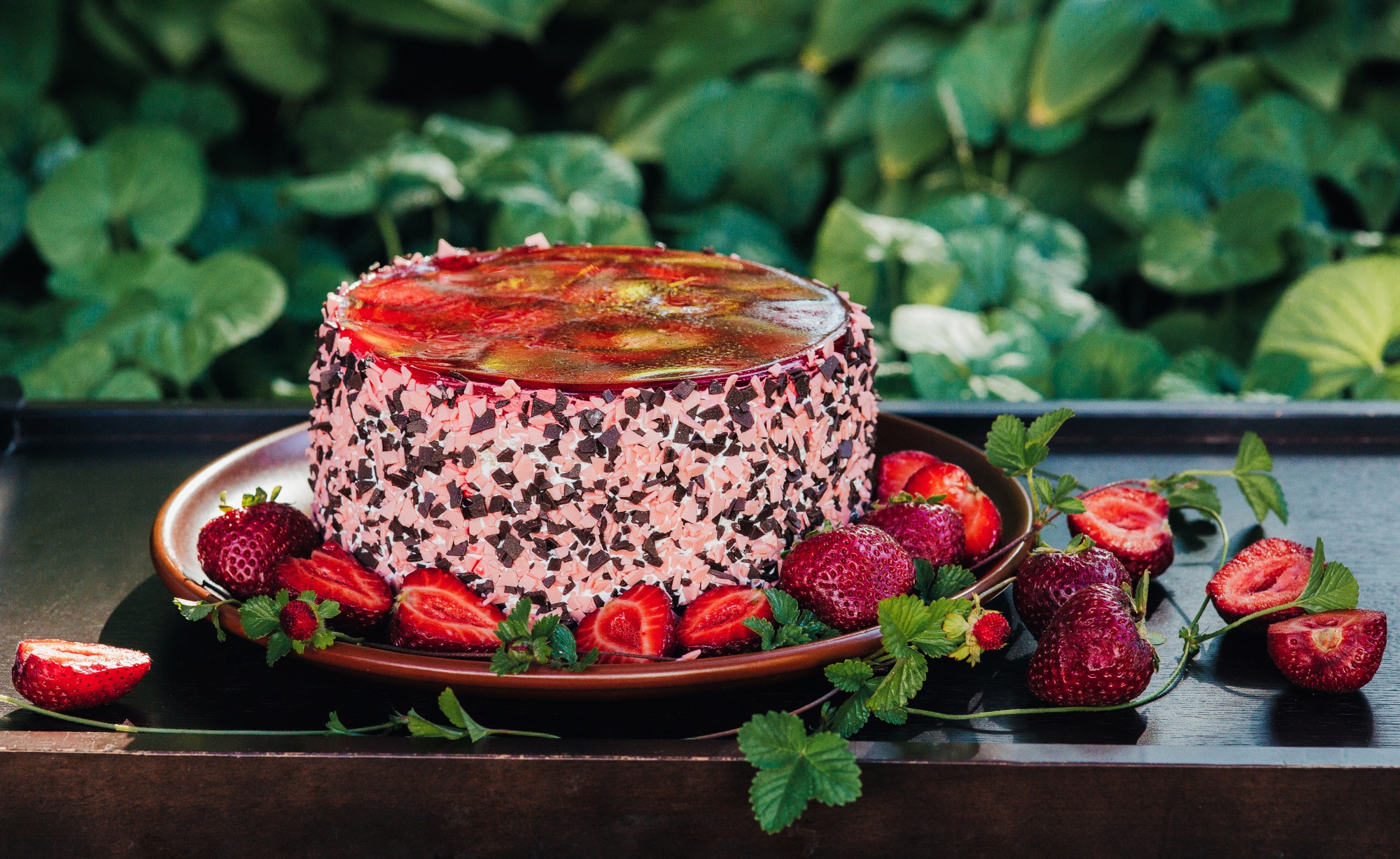 Download Strawberry Dessert Still Life Pastry Food Cake HD Wallpaper