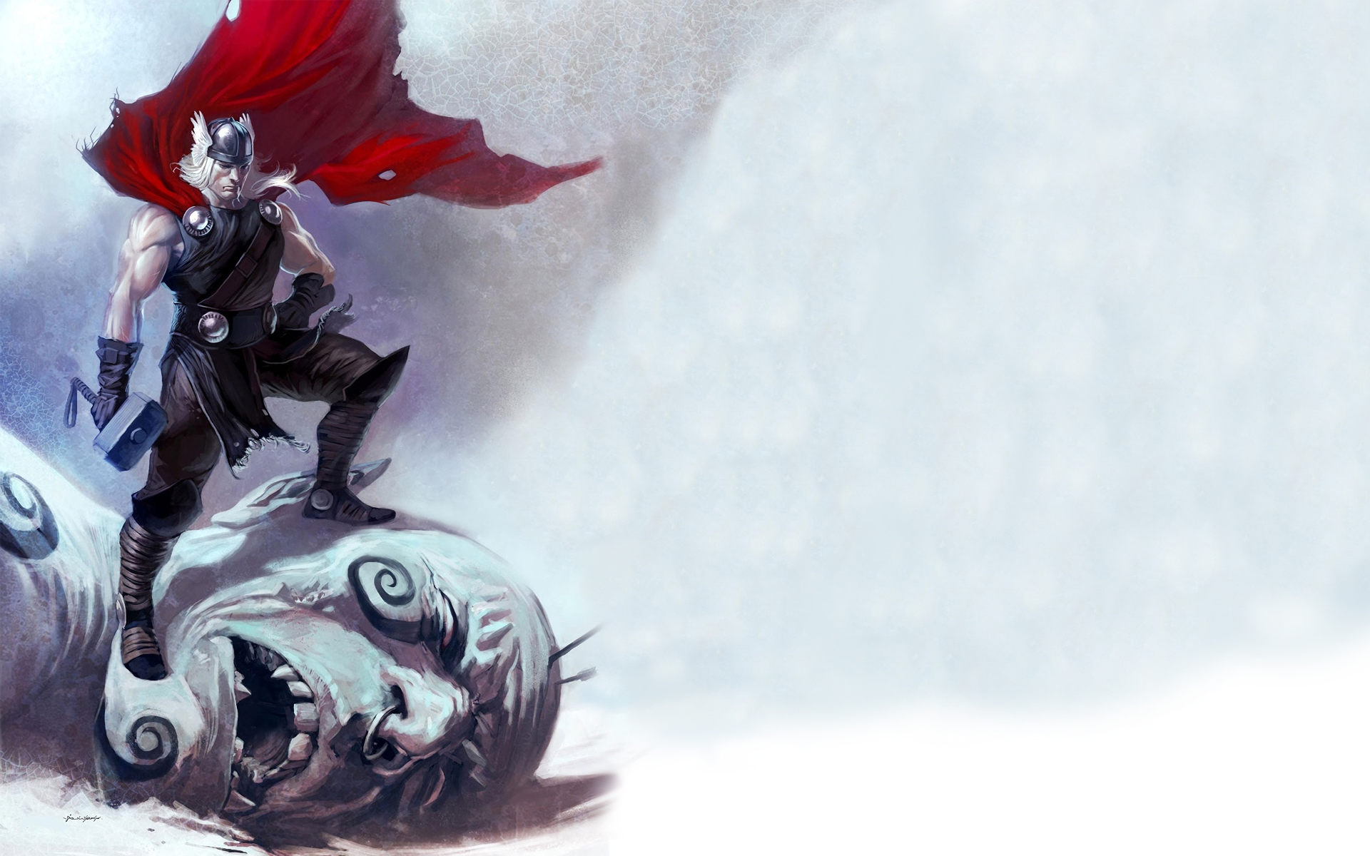 Thor Comic Power: Epic HD Wallpaper
