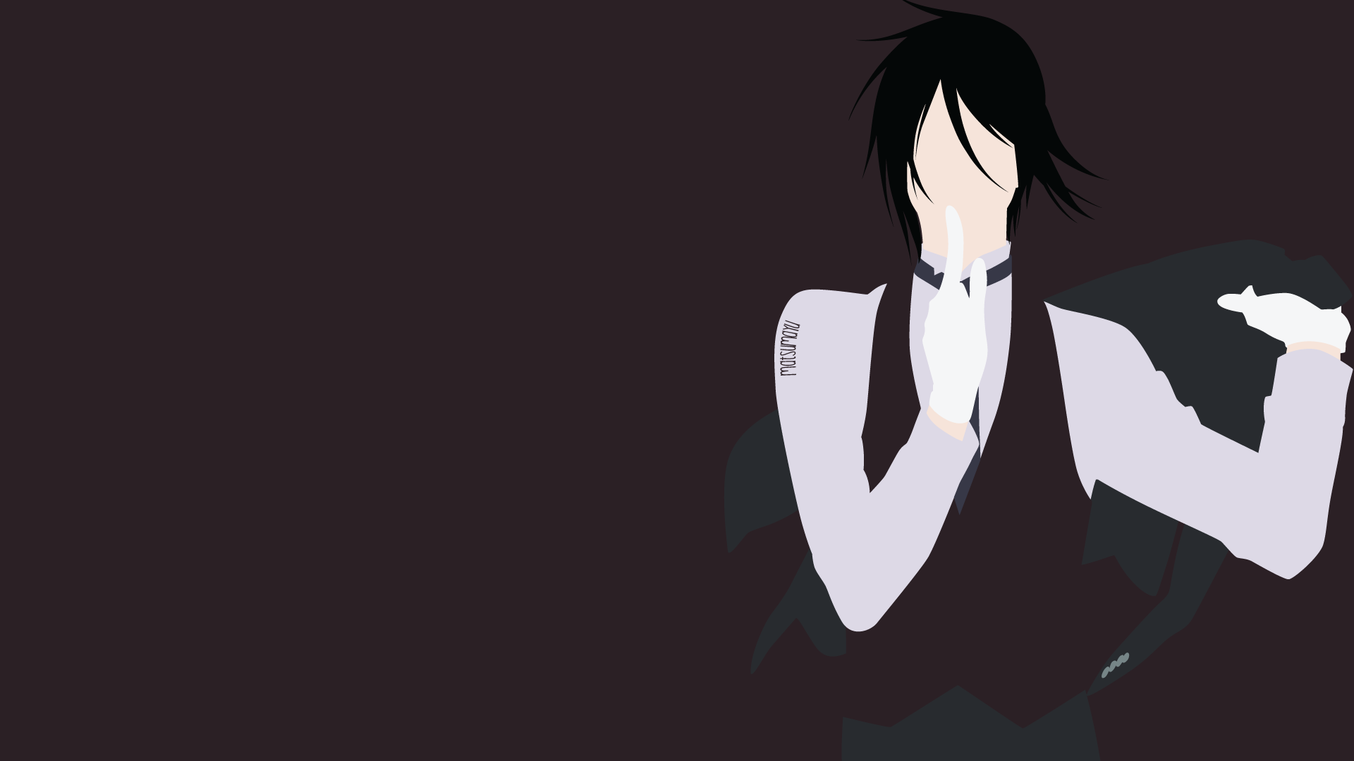 Download Sebastian Michaelis Anime Black Butler HD Wallpaper by matsumayu