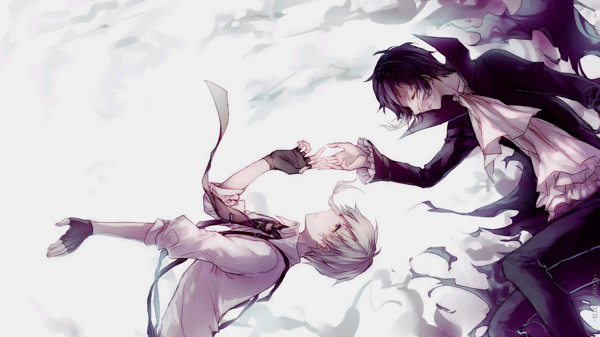 Bungou Stray Dogs HD Anime Wallpaper: Dynamic Encounter in Motion