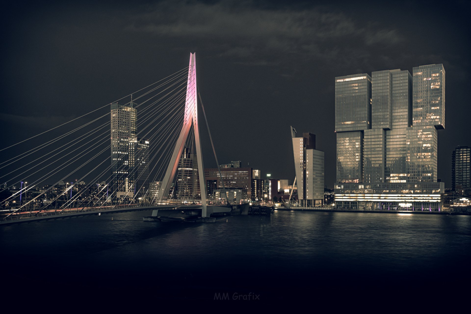 Rotterdam Nights: Iconic Netherlands Bridge & Stunning Urban ...
