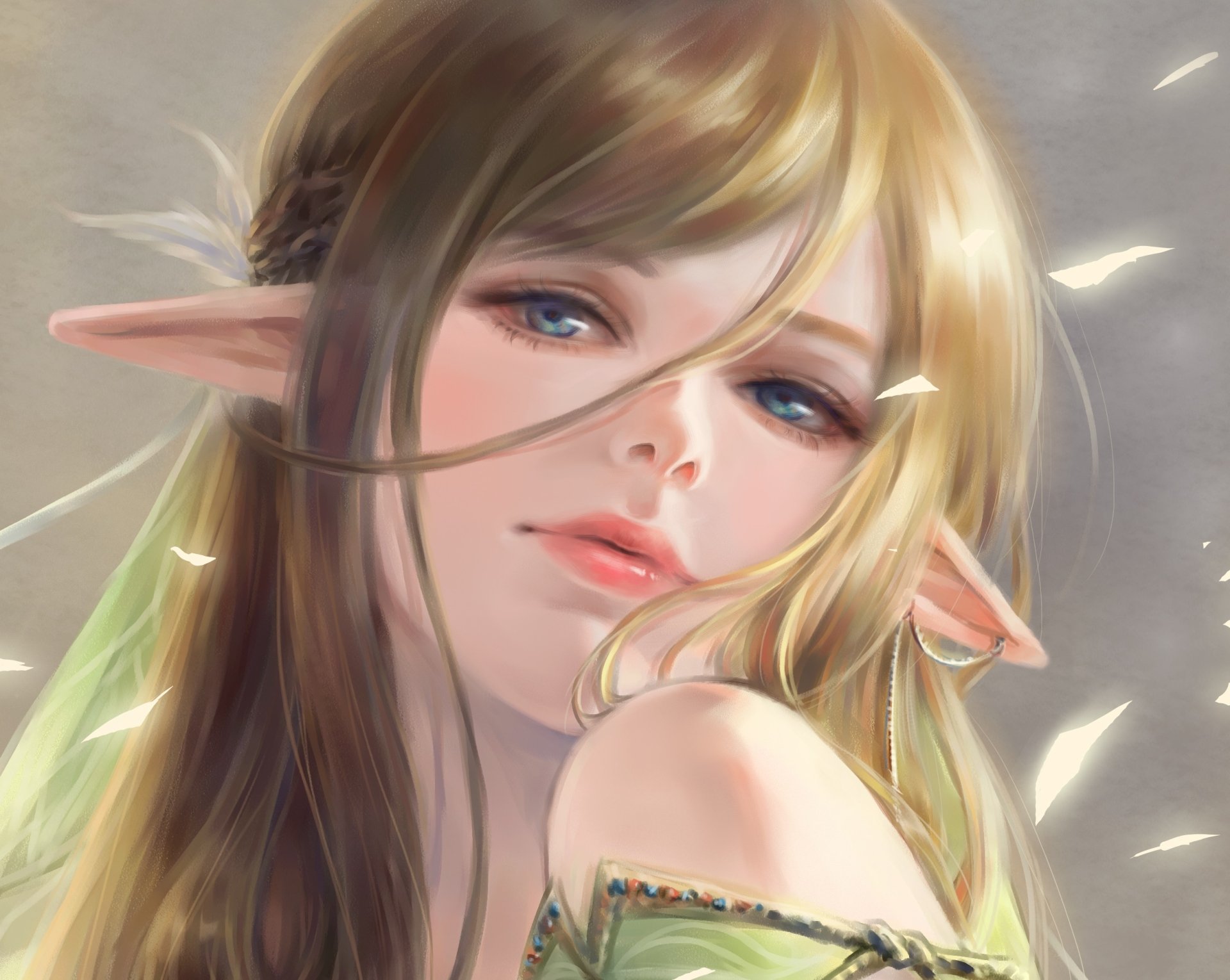 Elysian Elf — HD Fantasy Wallpaper